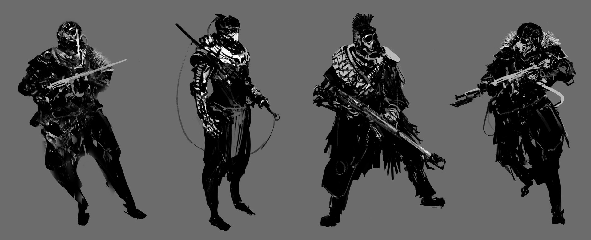 ArtStation - Apocalypse Punks Thumpnails Concept art