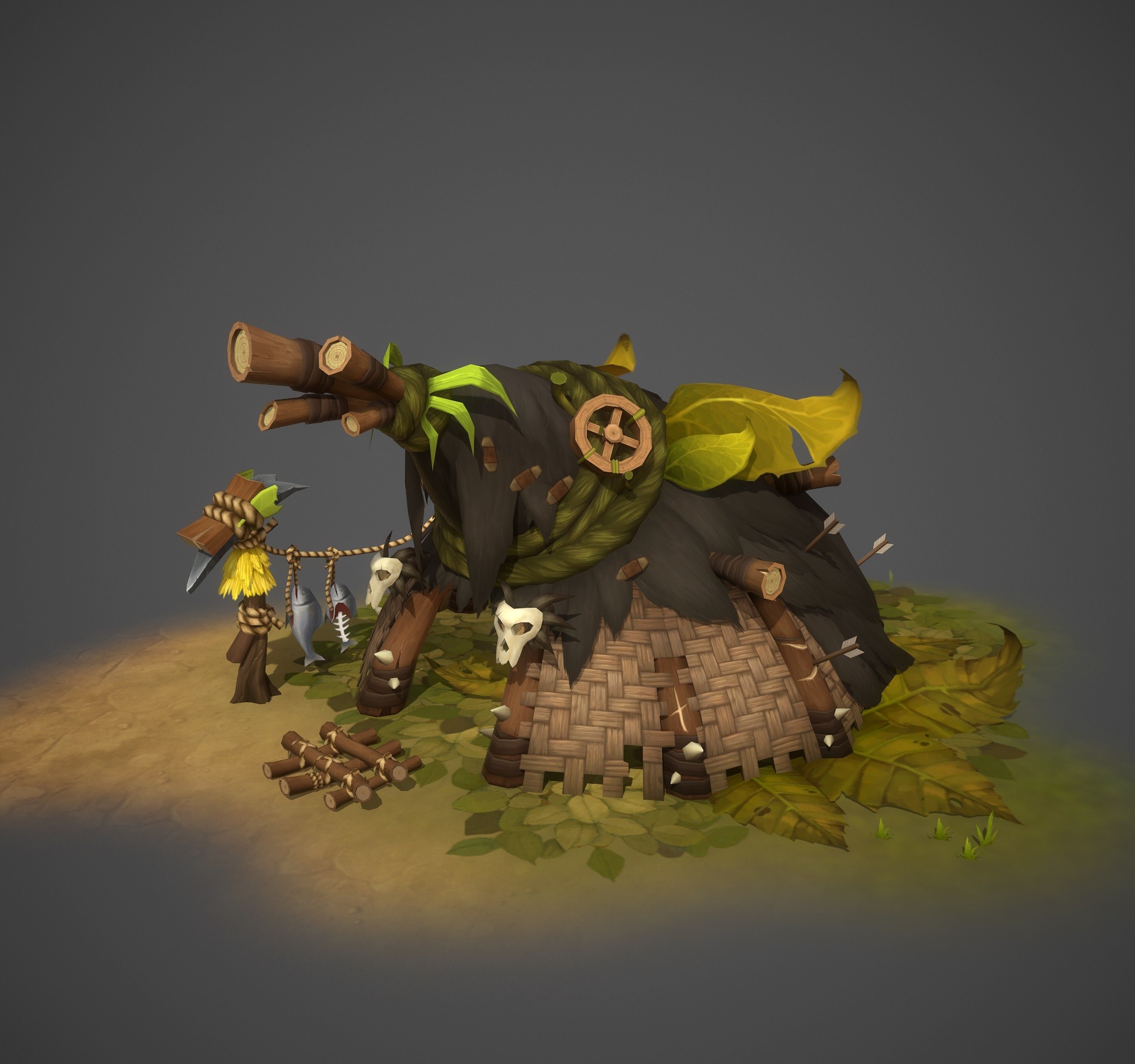 ArtStation - Tribal building