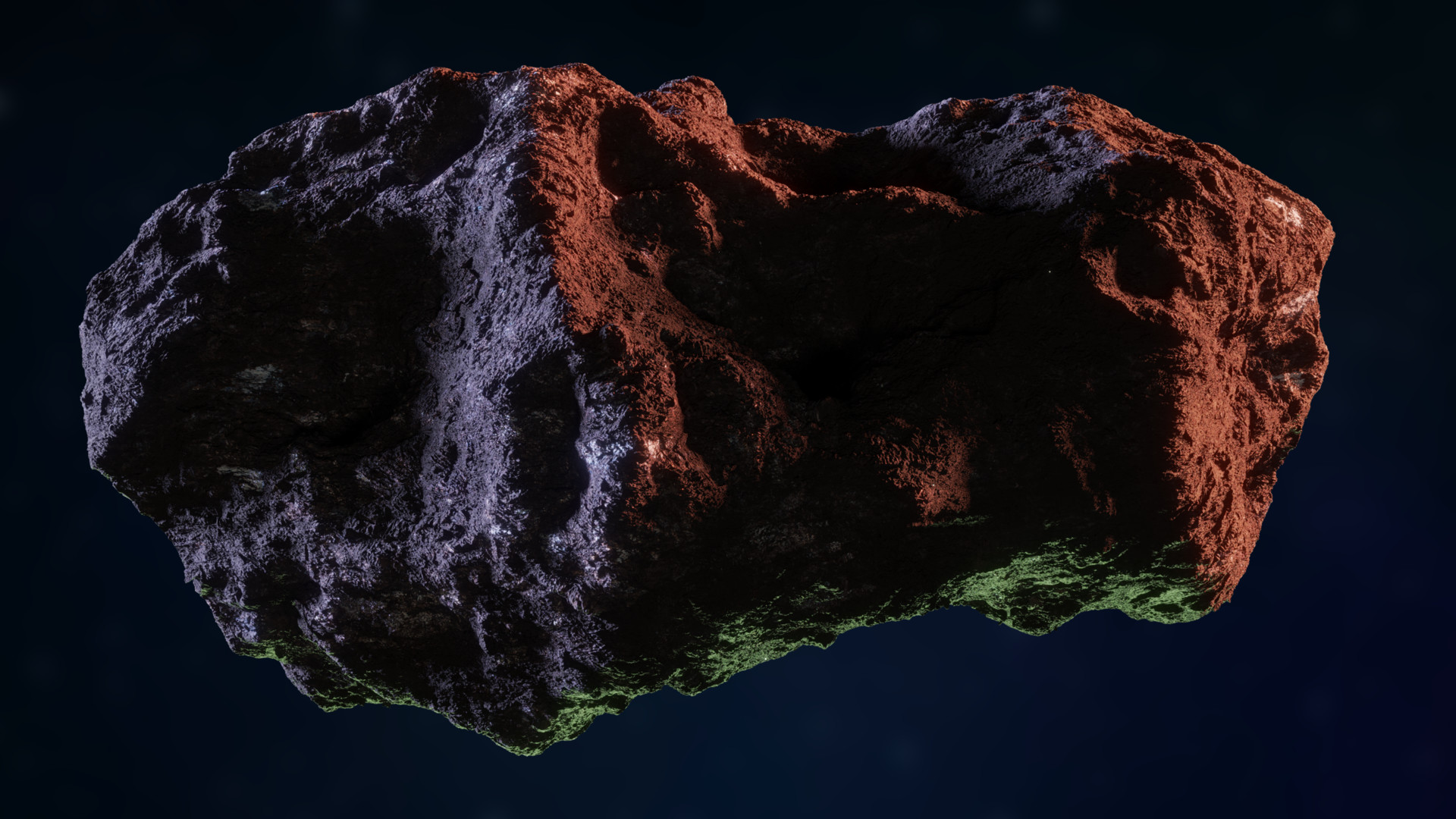 ArtStation - Asteroid (In Blender)
