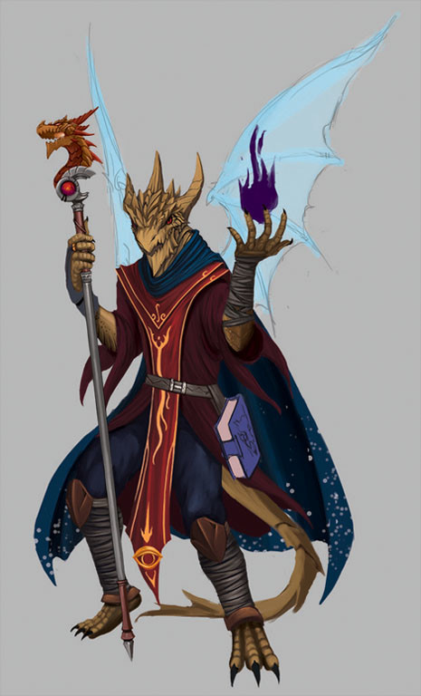 dragonborn warlock