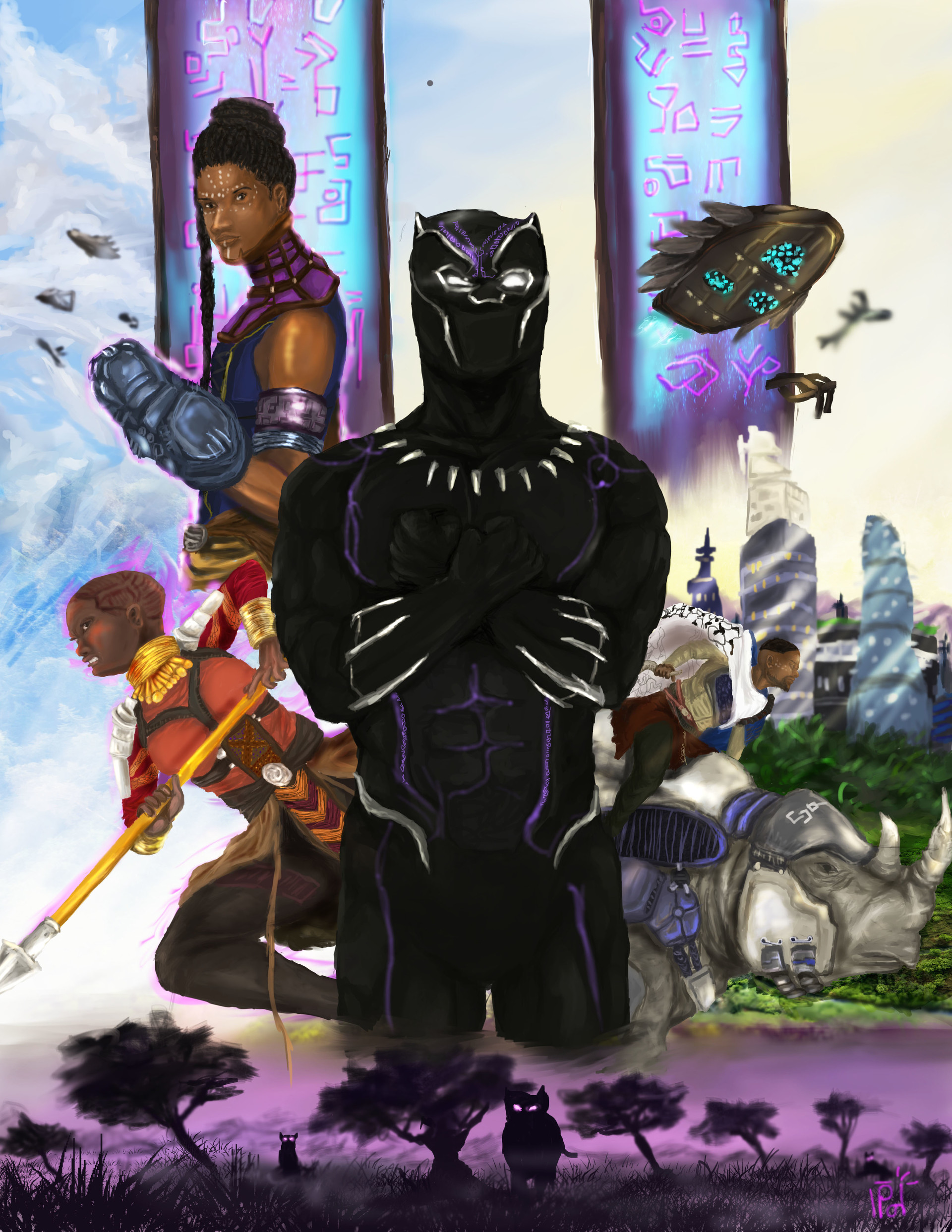 ArtStation - wakanda poster