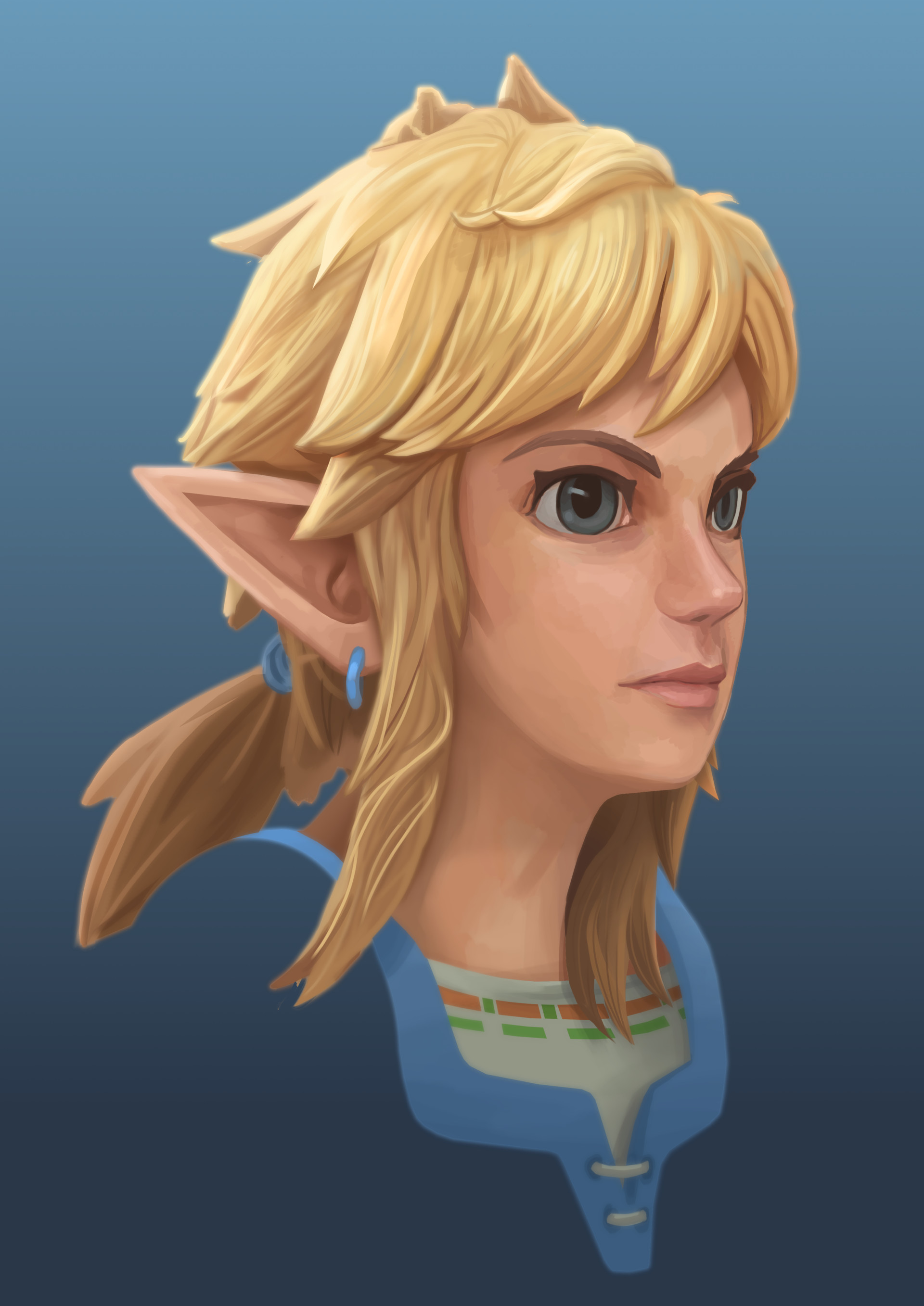 ArtStation - Link Bust Study