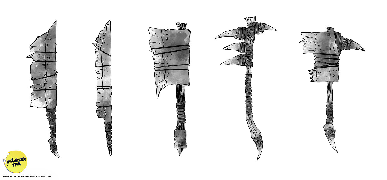 ArtStation - Barbarian Weapon