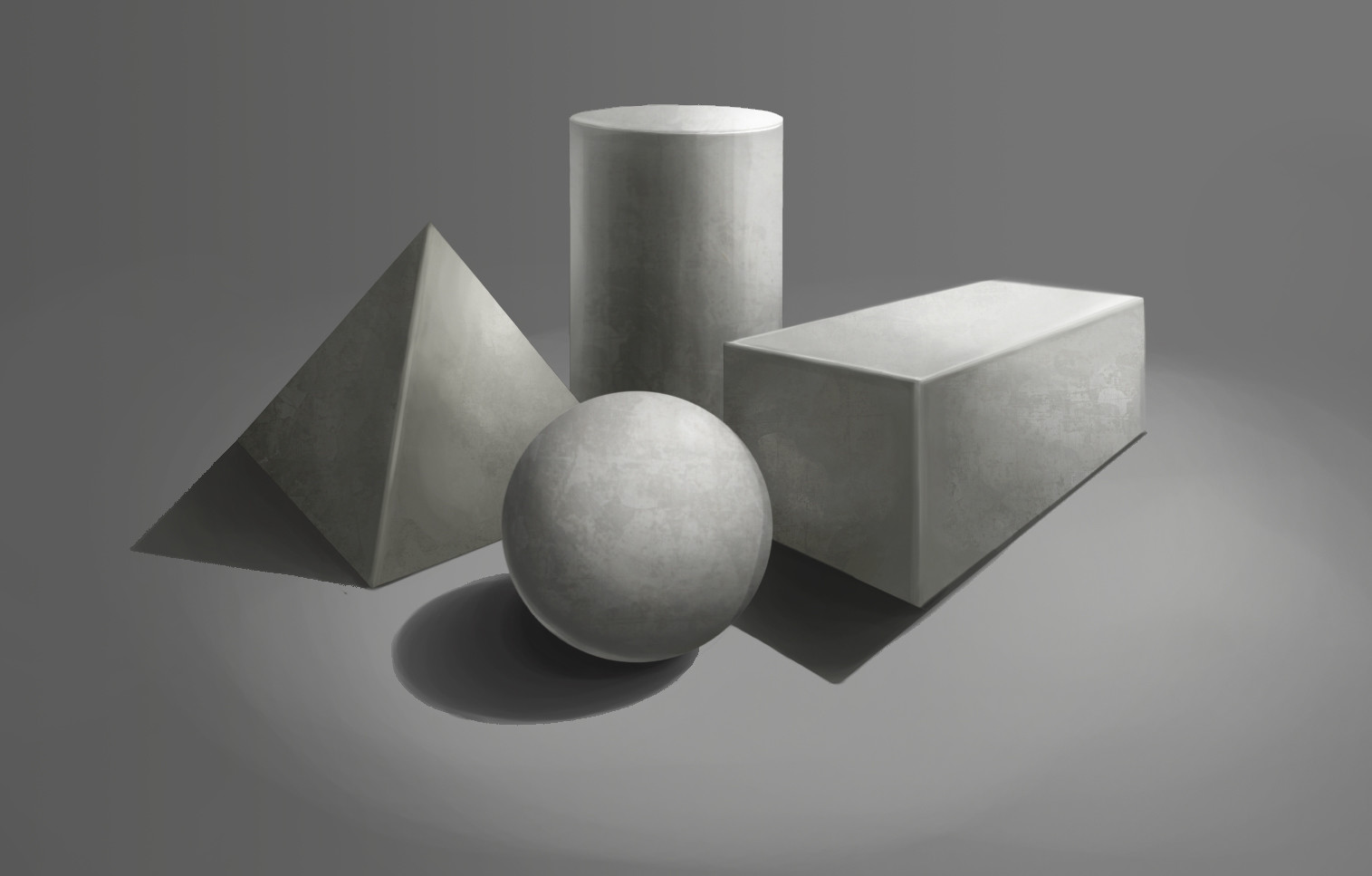 ArtStation - Value Study _Shape, Siang Jin