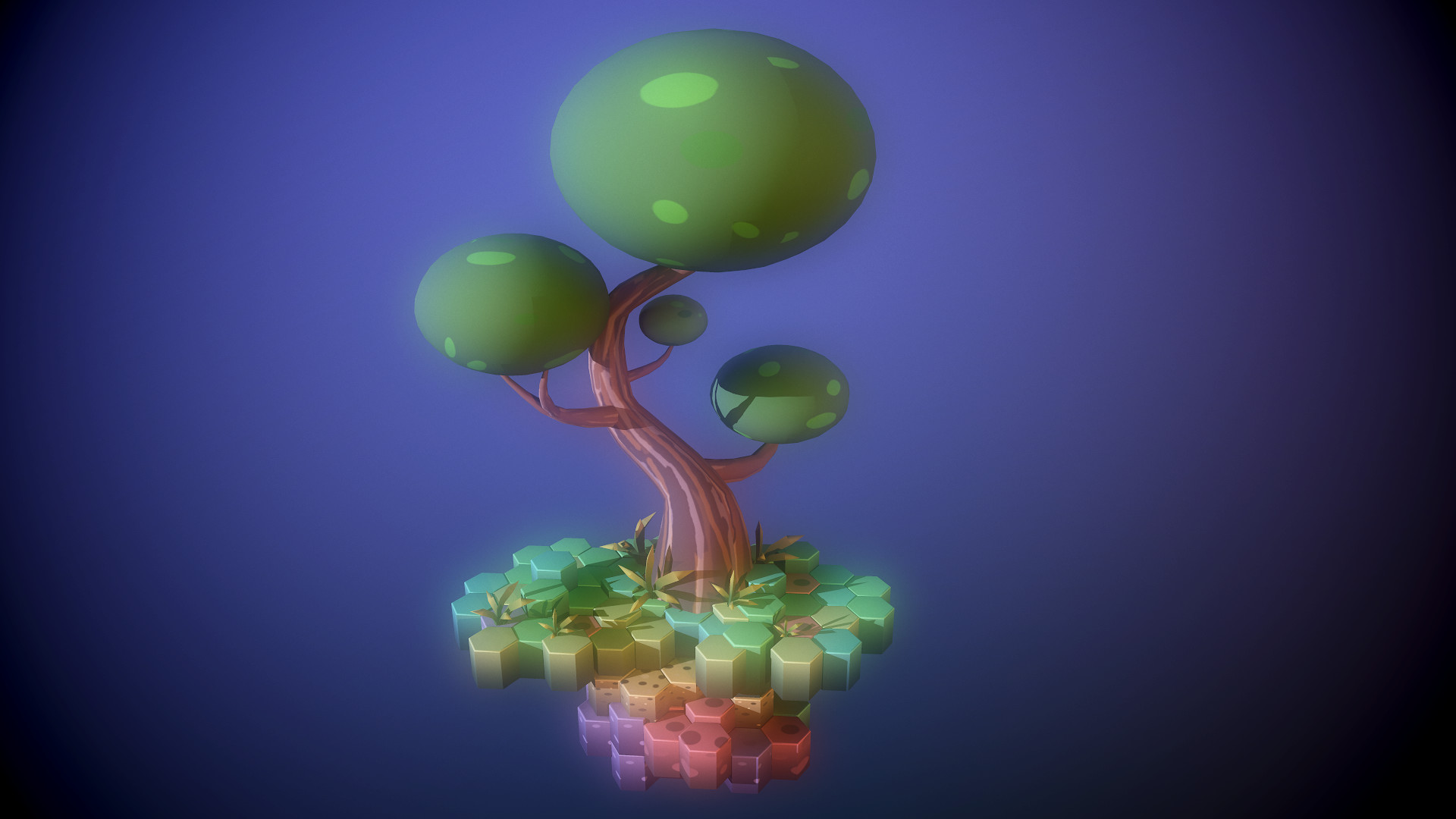 ArtStation - Floating Tree