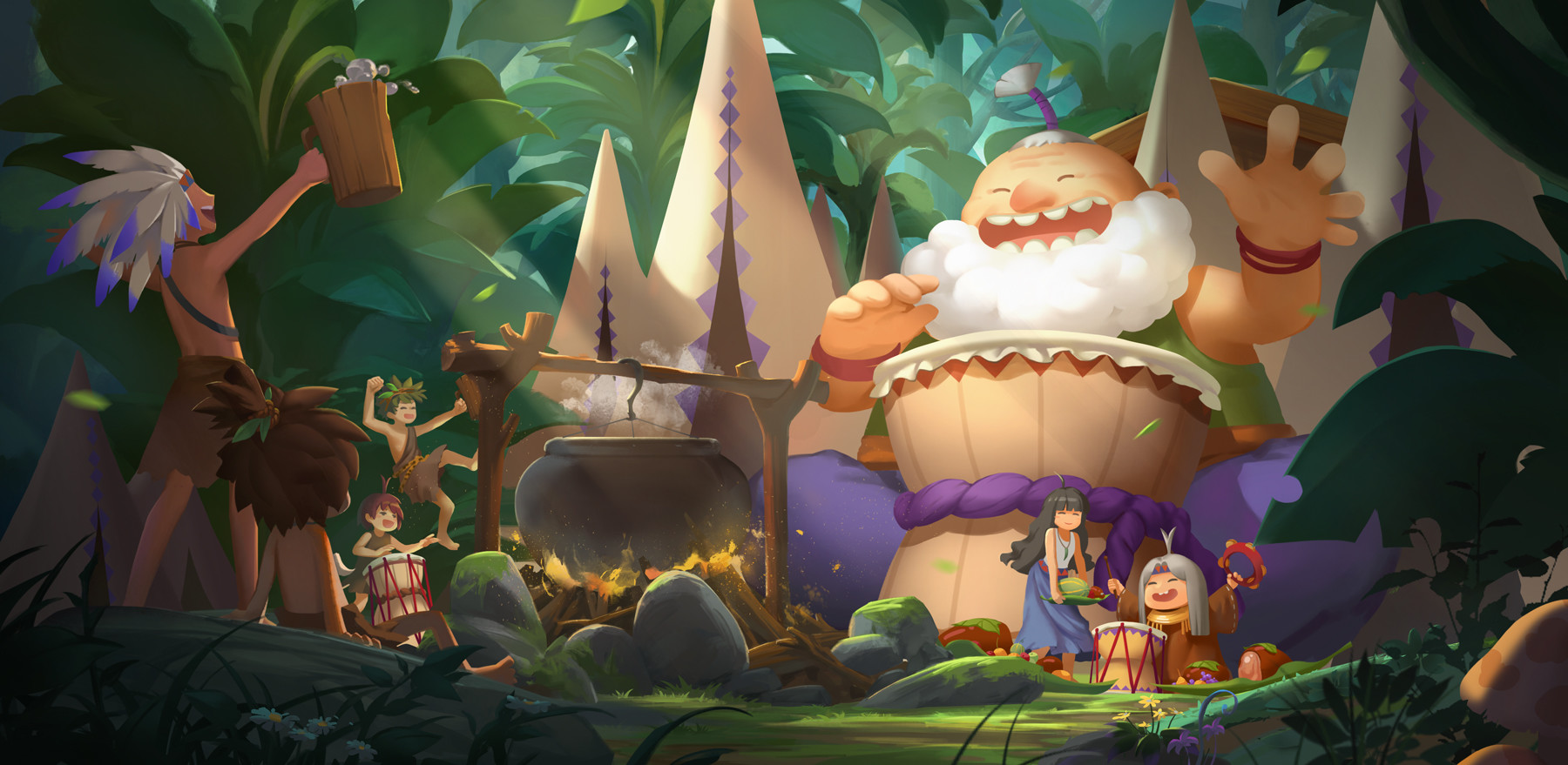 ArtStation - The bonfire