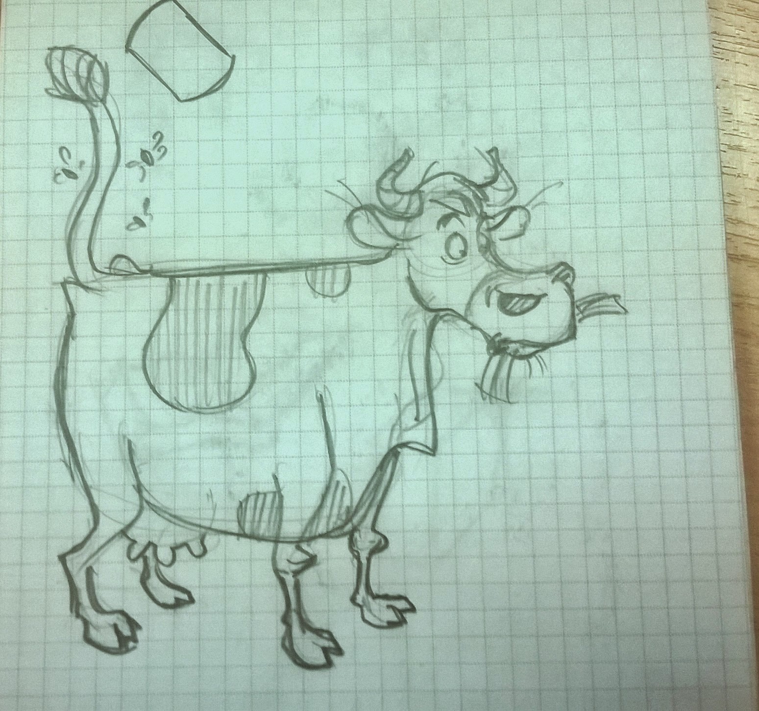 ArtStation - Sad cow