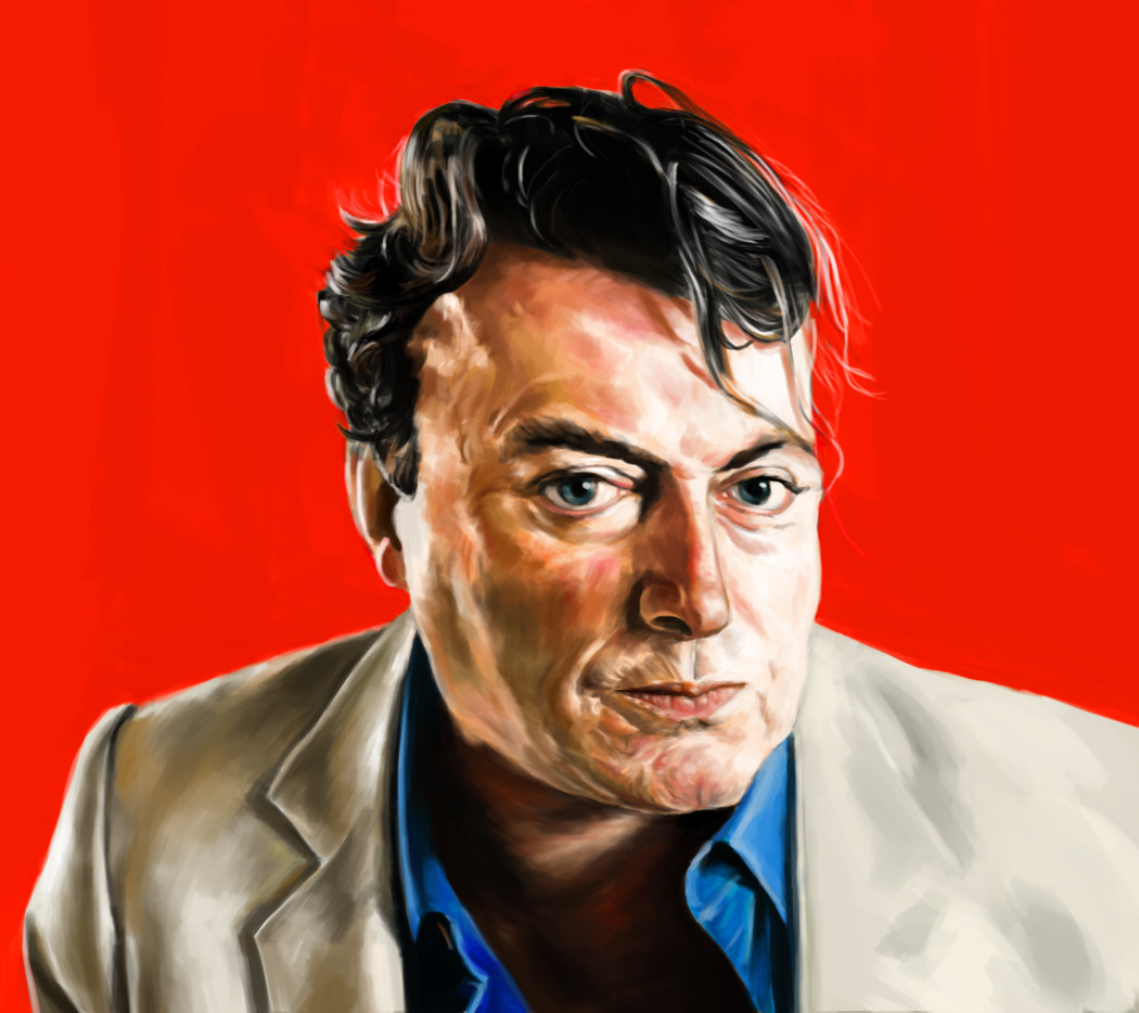ArtStation - Christopher Hitchens Portrait Digital Paint