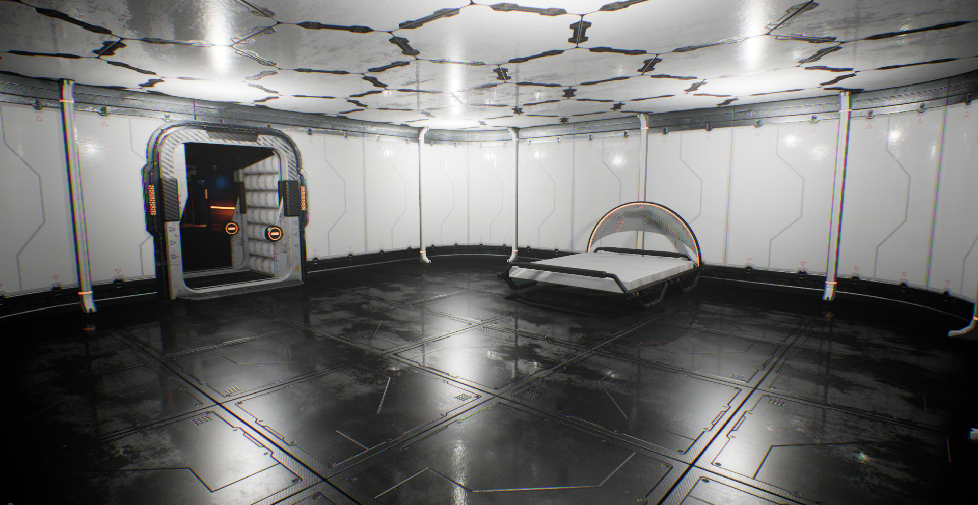 ArtStation - SciFi Quarters Material Showcase