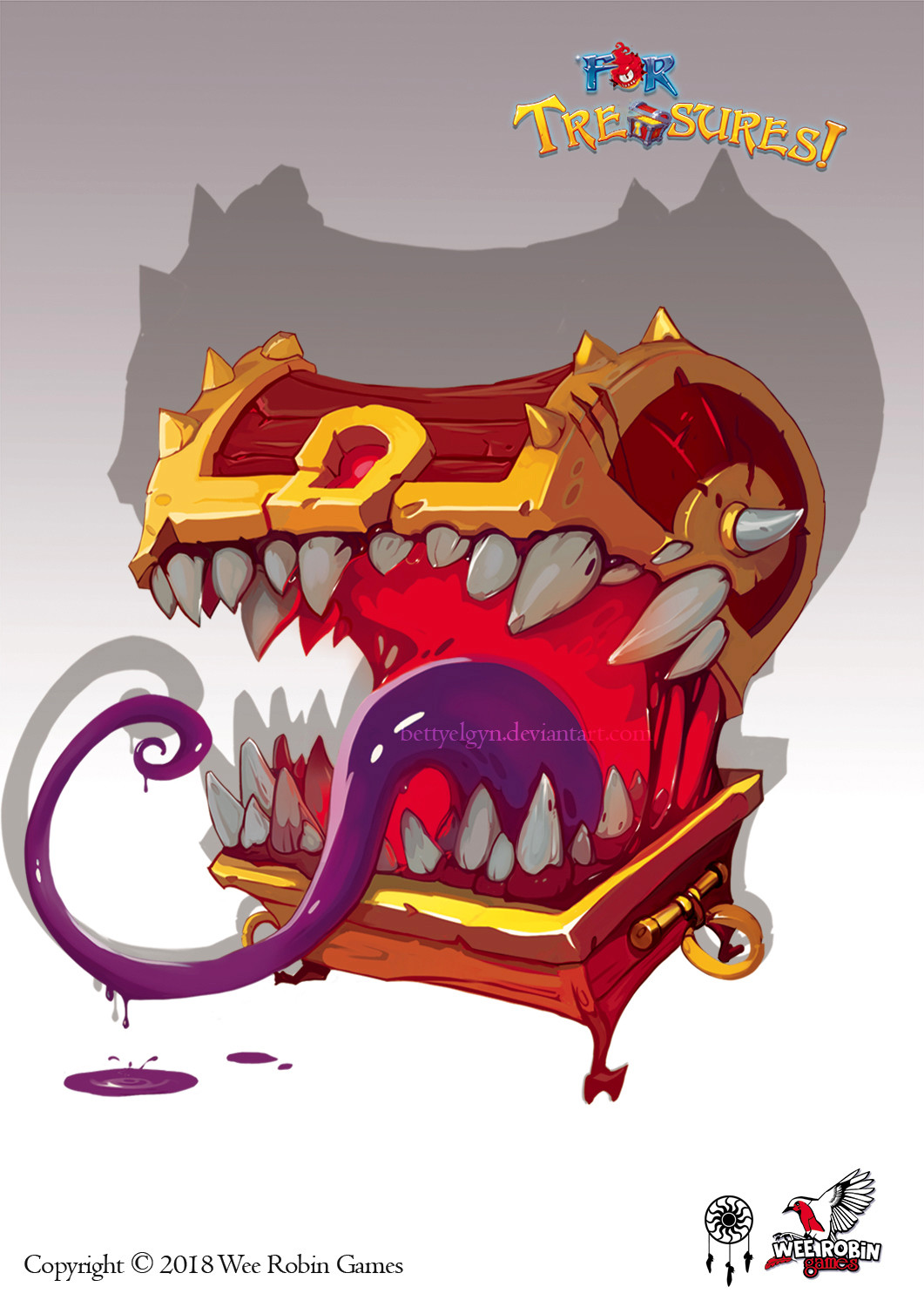 ArtStation - For Treasure! Monsters Chest-2