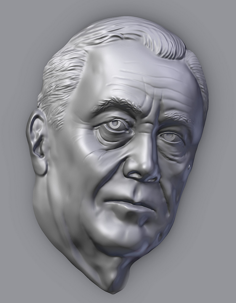 ArtStation - Bas Relief portrais for cnc machine