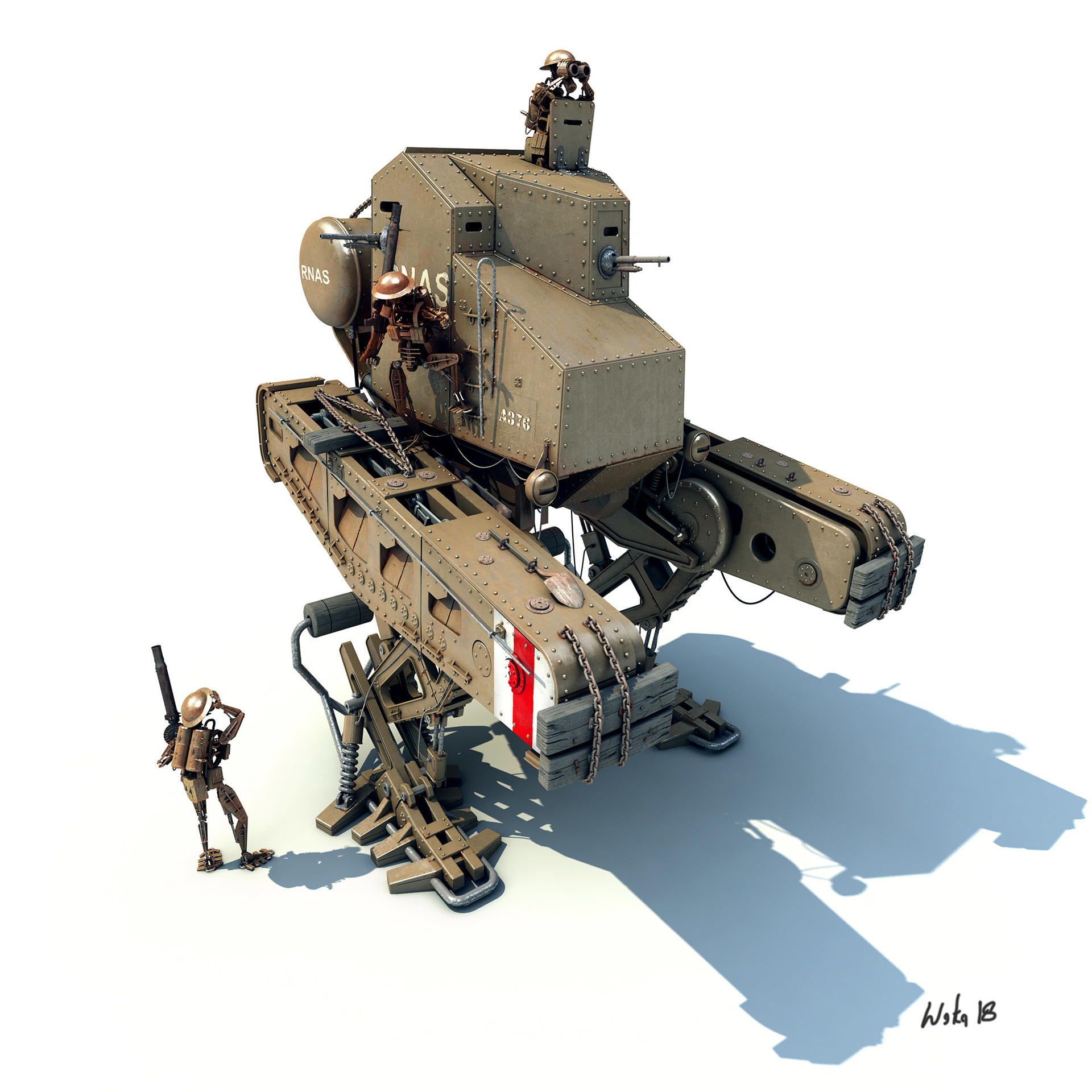 Rob Watkins - WW1 RNAS Mark A Whippet Mech