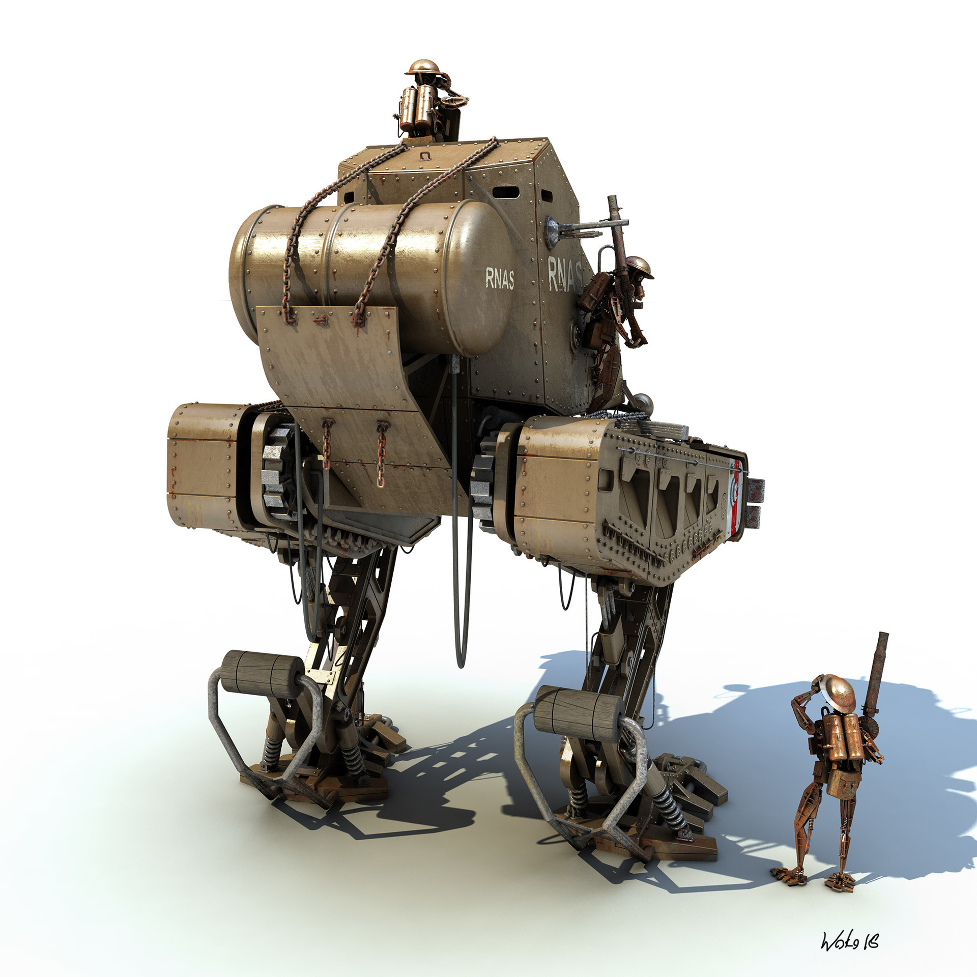 Rob Watkins - WW1 RNAS Mark A Whippet Mech