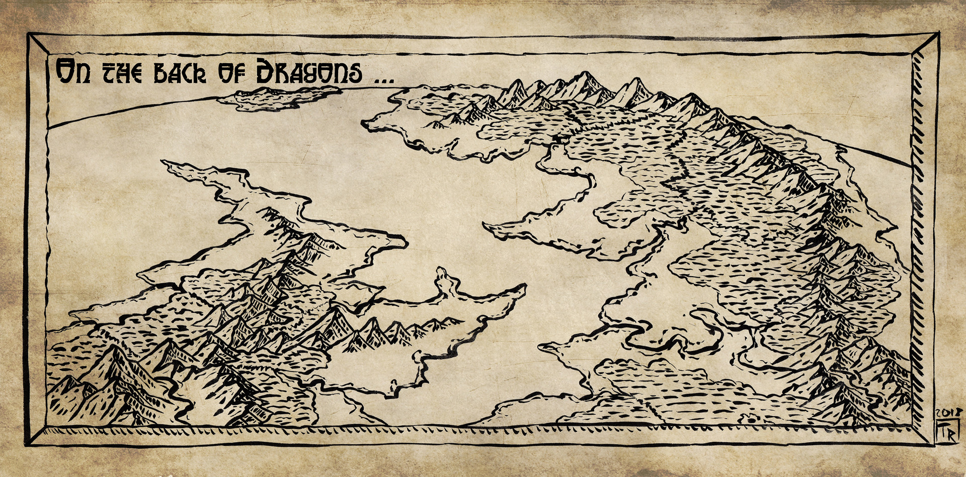 ArtStation - On the back of Dragons ...