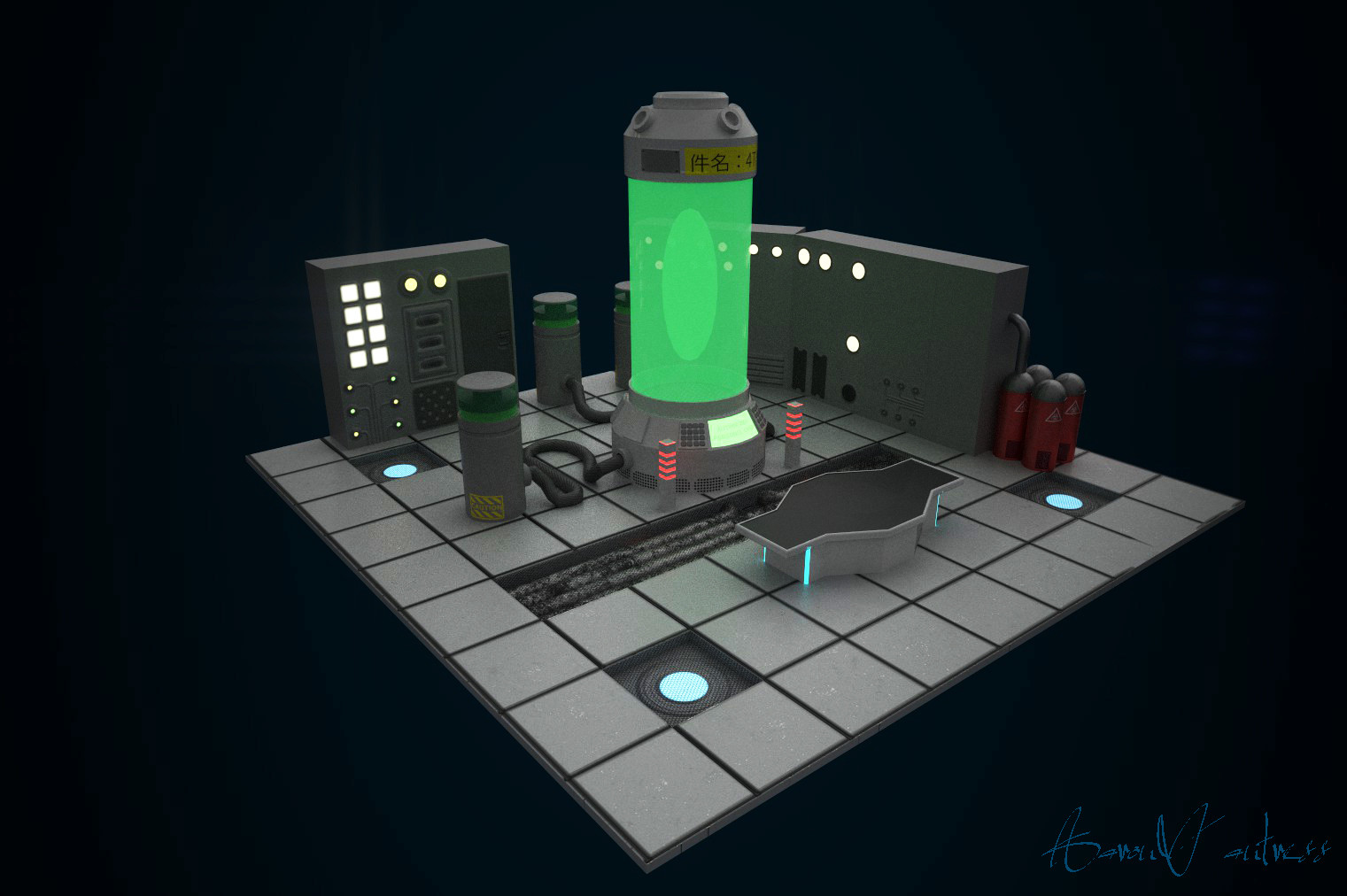 ArtStation - Cryo Lab