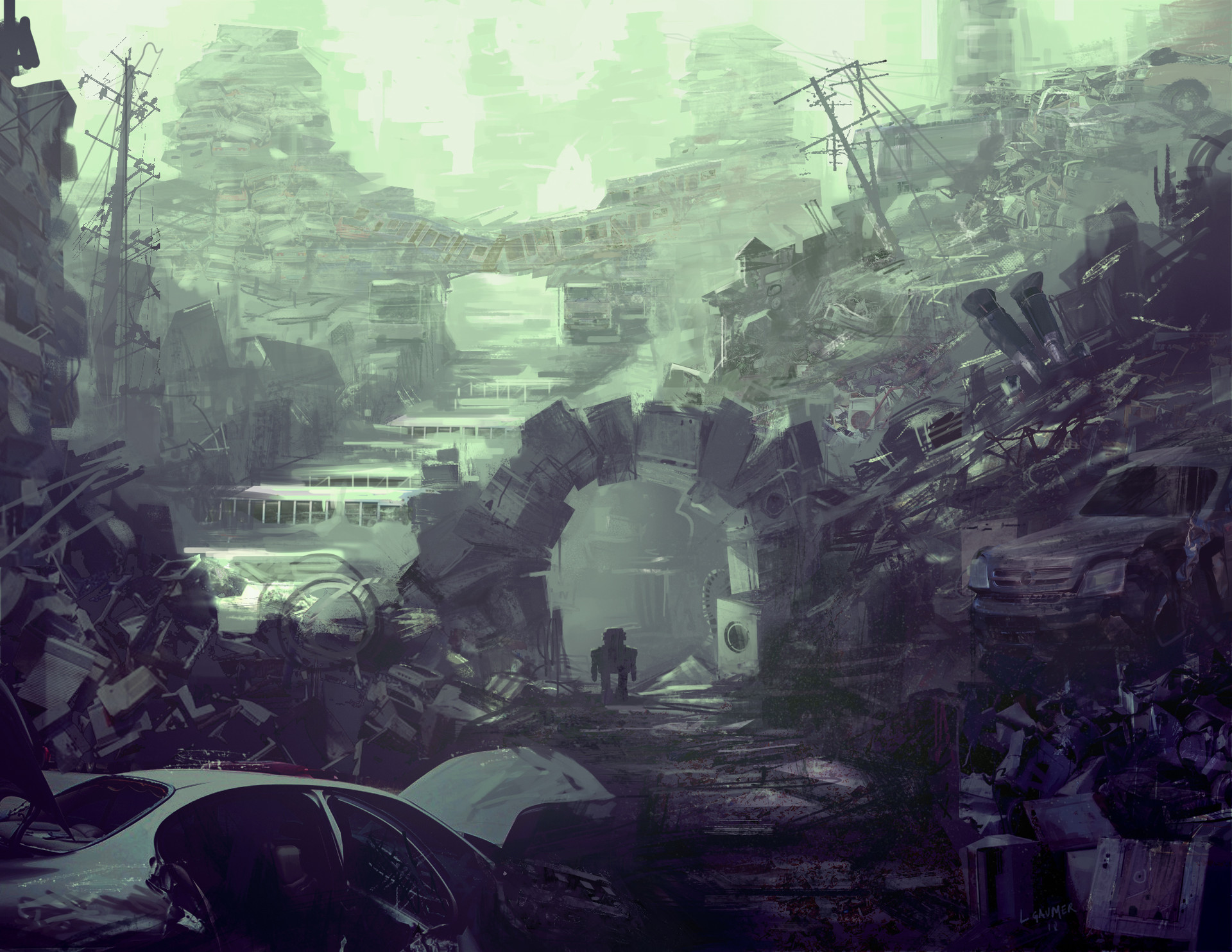 ArtStation - Temple of Dump