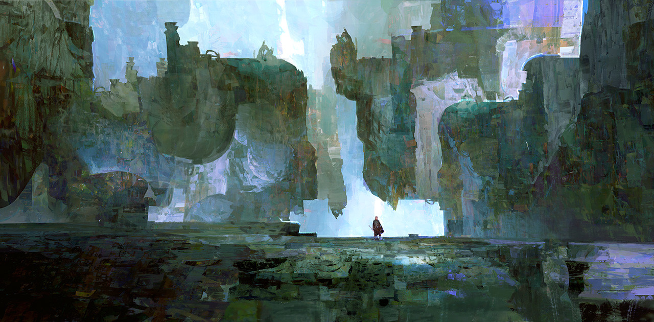 ArtStation - Eroded Remains +Process GIF