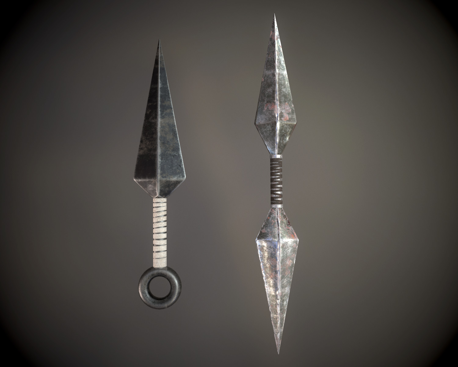 ArtStation - Kunai ninja weapon