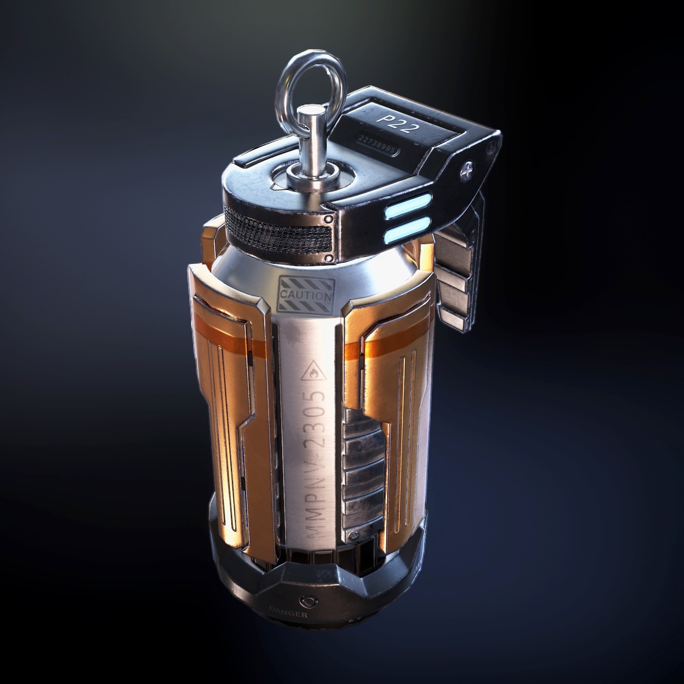 ArtStation - Sci-fi grenade