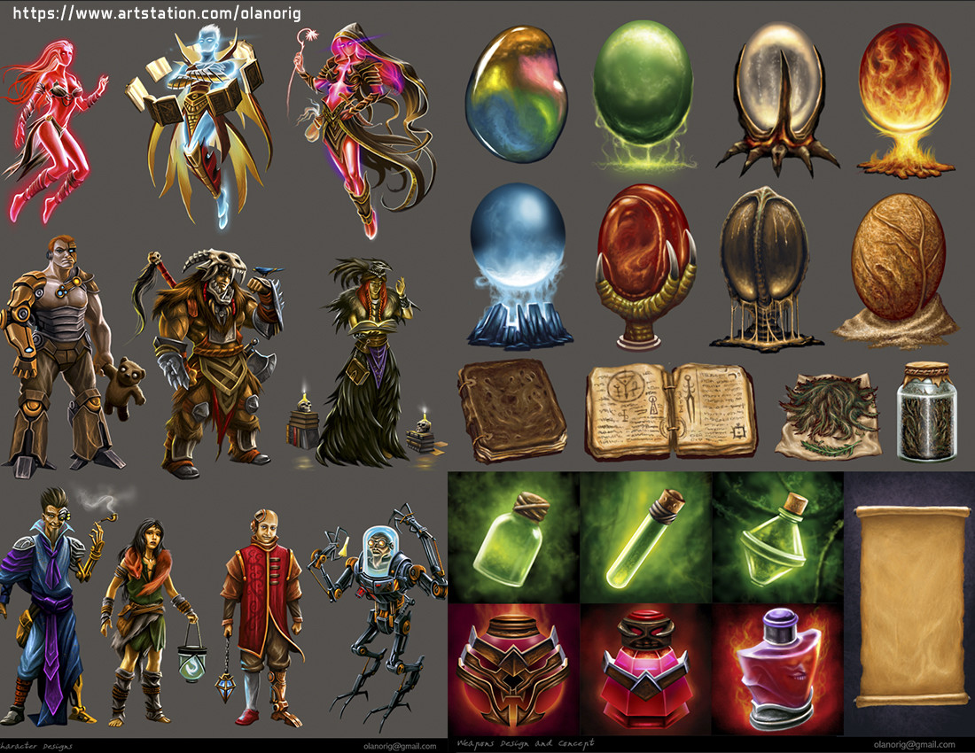 Olan Orig - 2D Game Environment