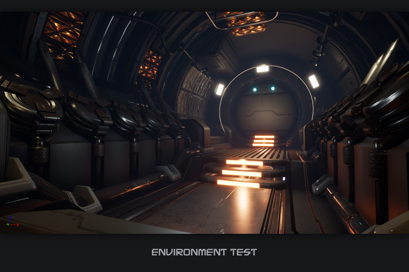 Timothy Sanchez - Sci Fi Hallway - Art Test