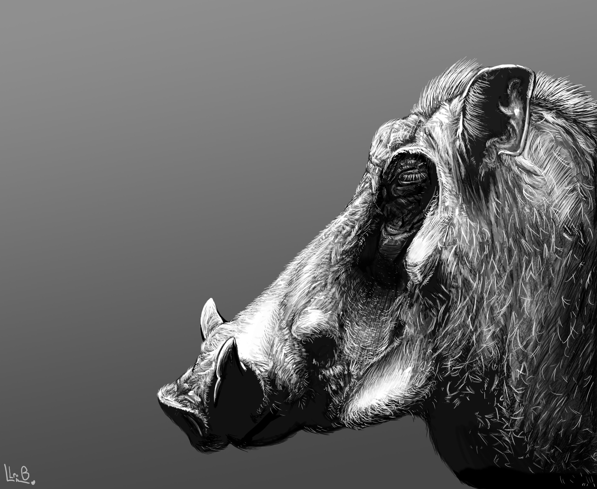 ArtStation - Warthog Study