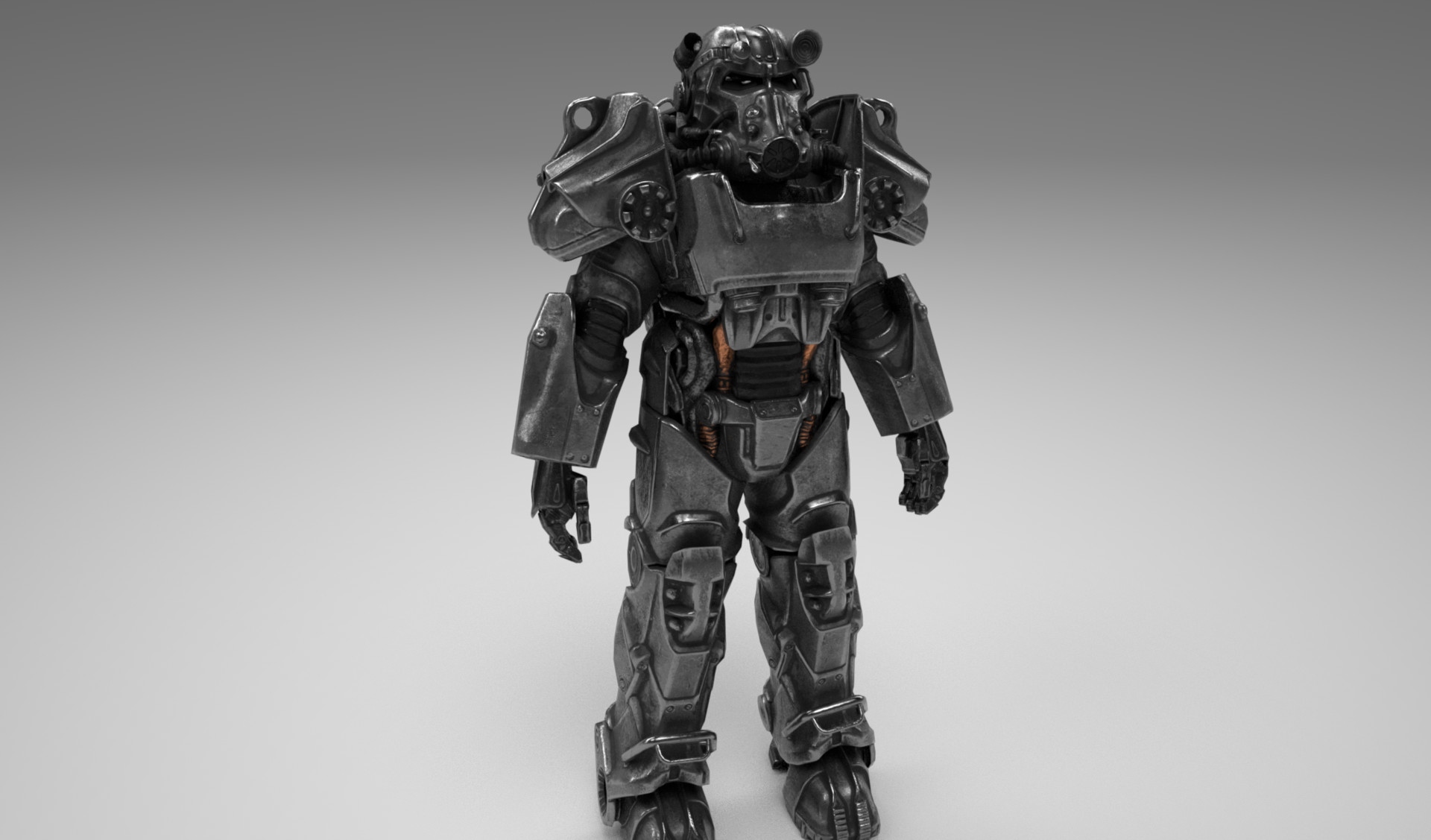 ArtStation - Fallout T60 Full Armor Texturing 1