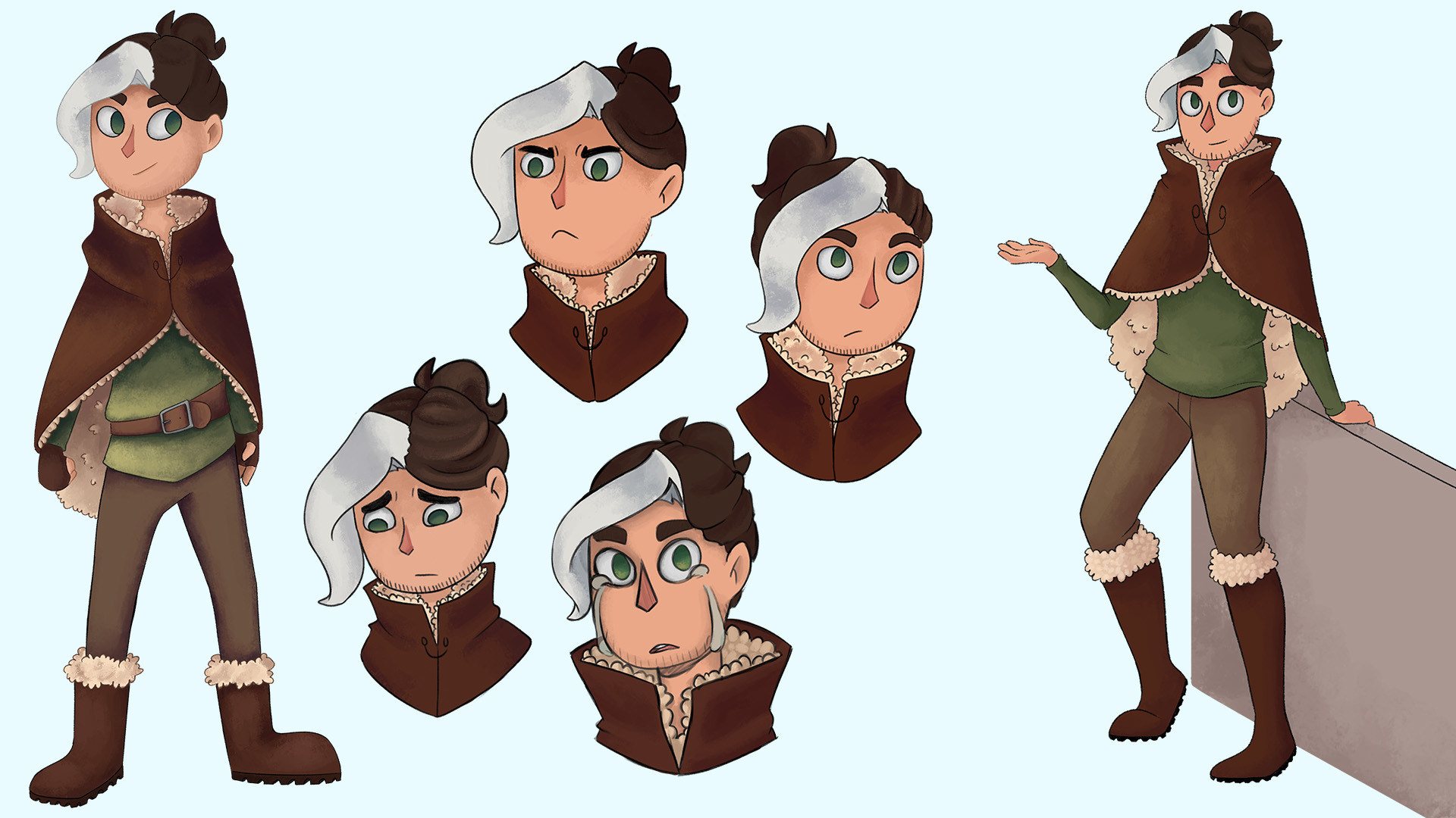 ArtStation - Character Sheet - Nathaniel