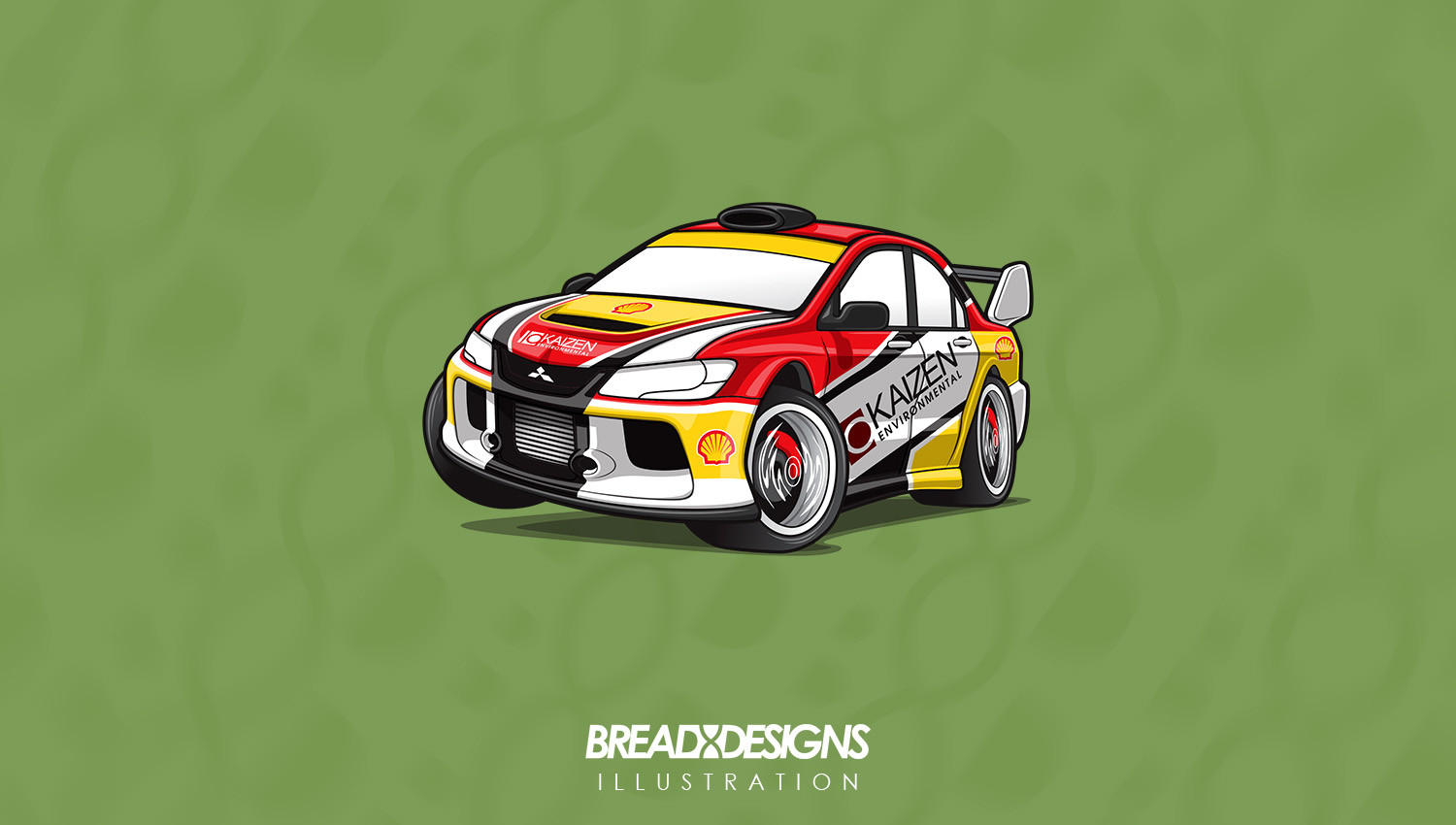 ArtStation - Mitsubishi Evo 9