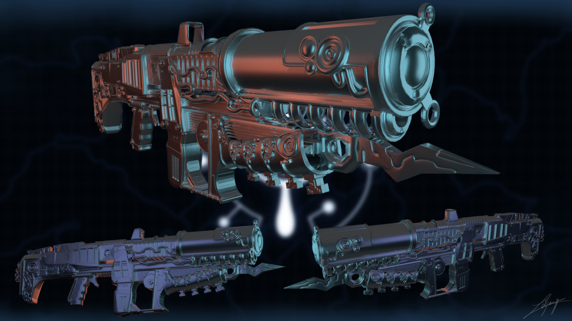 Léa Leynia - Ancient Sheikah Gun FanArt