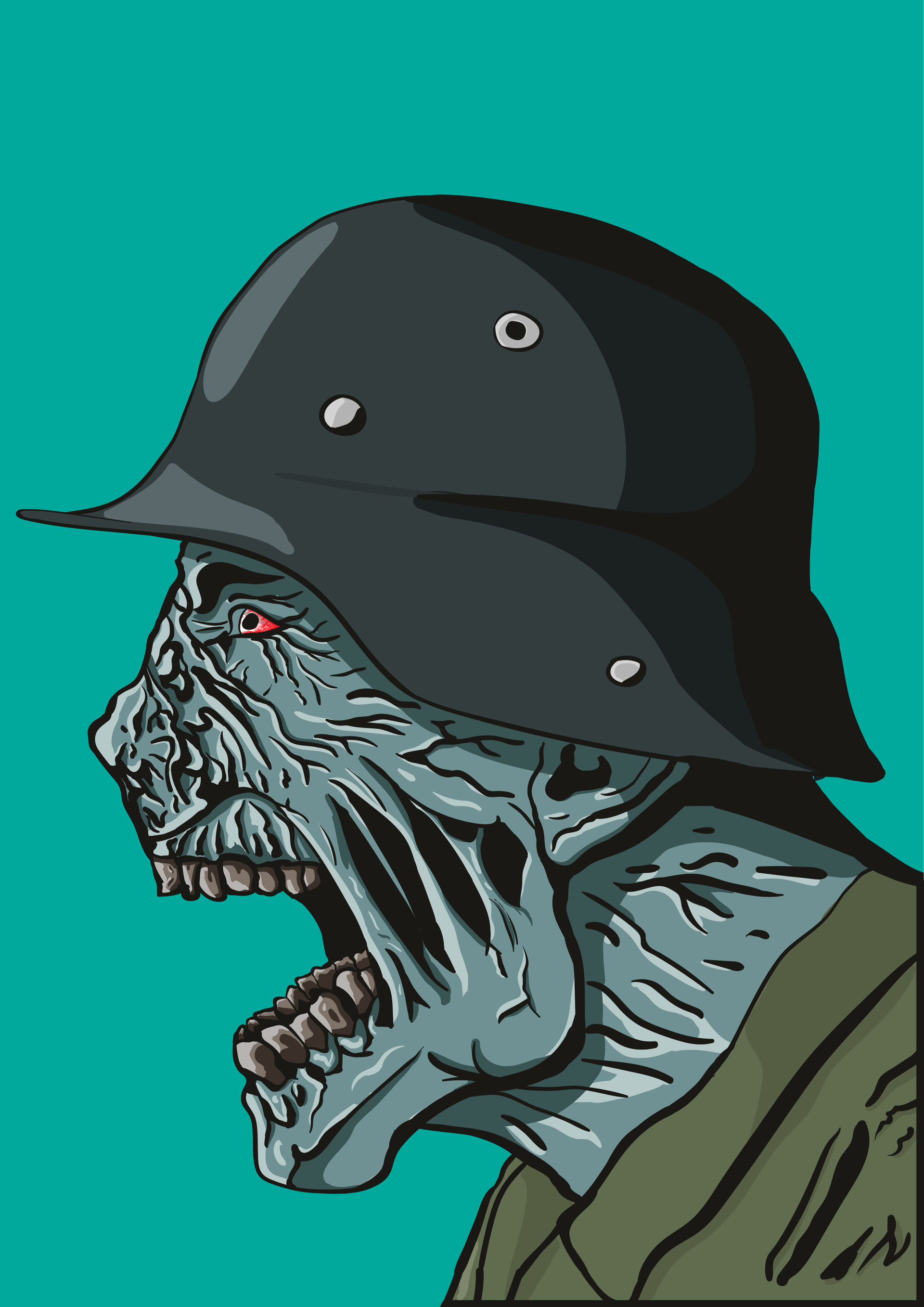 ArtStation - Zombie Head