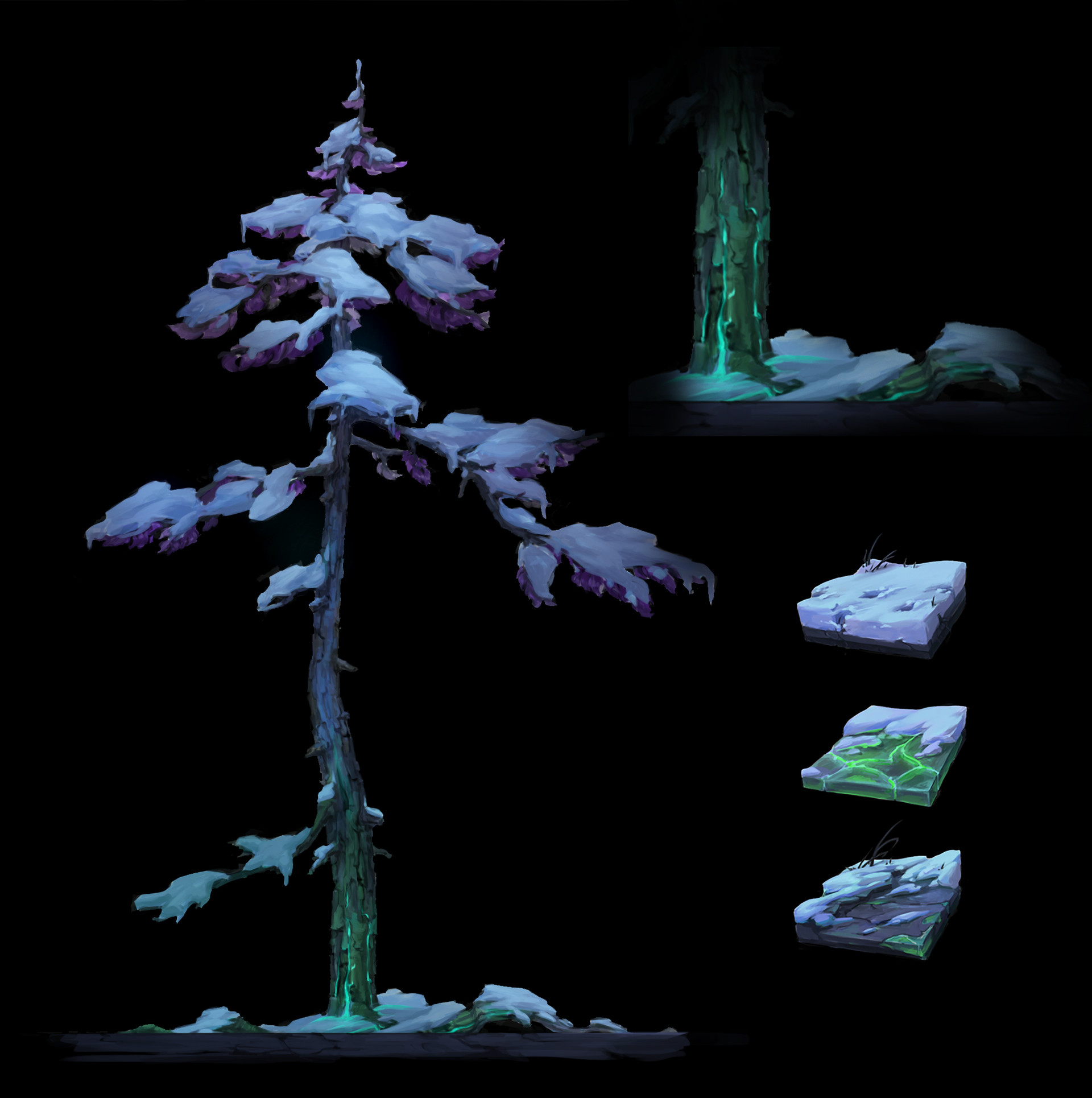 ArtStation - Enchanted forest - props