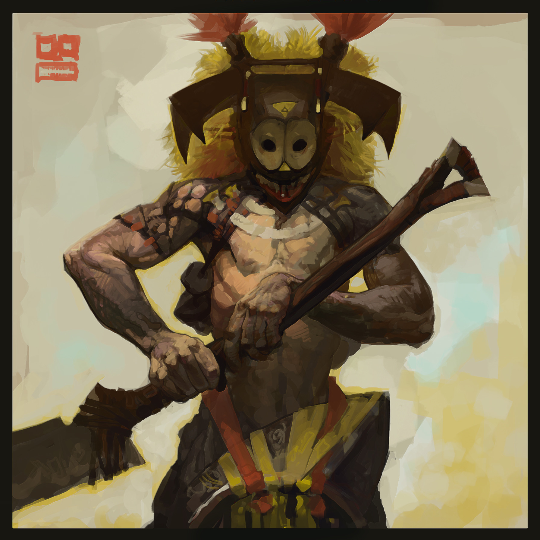 ArtStation - Yellow Warrior