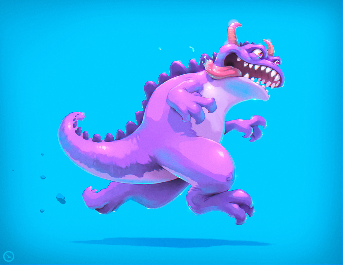 ArtStation - goofy monster