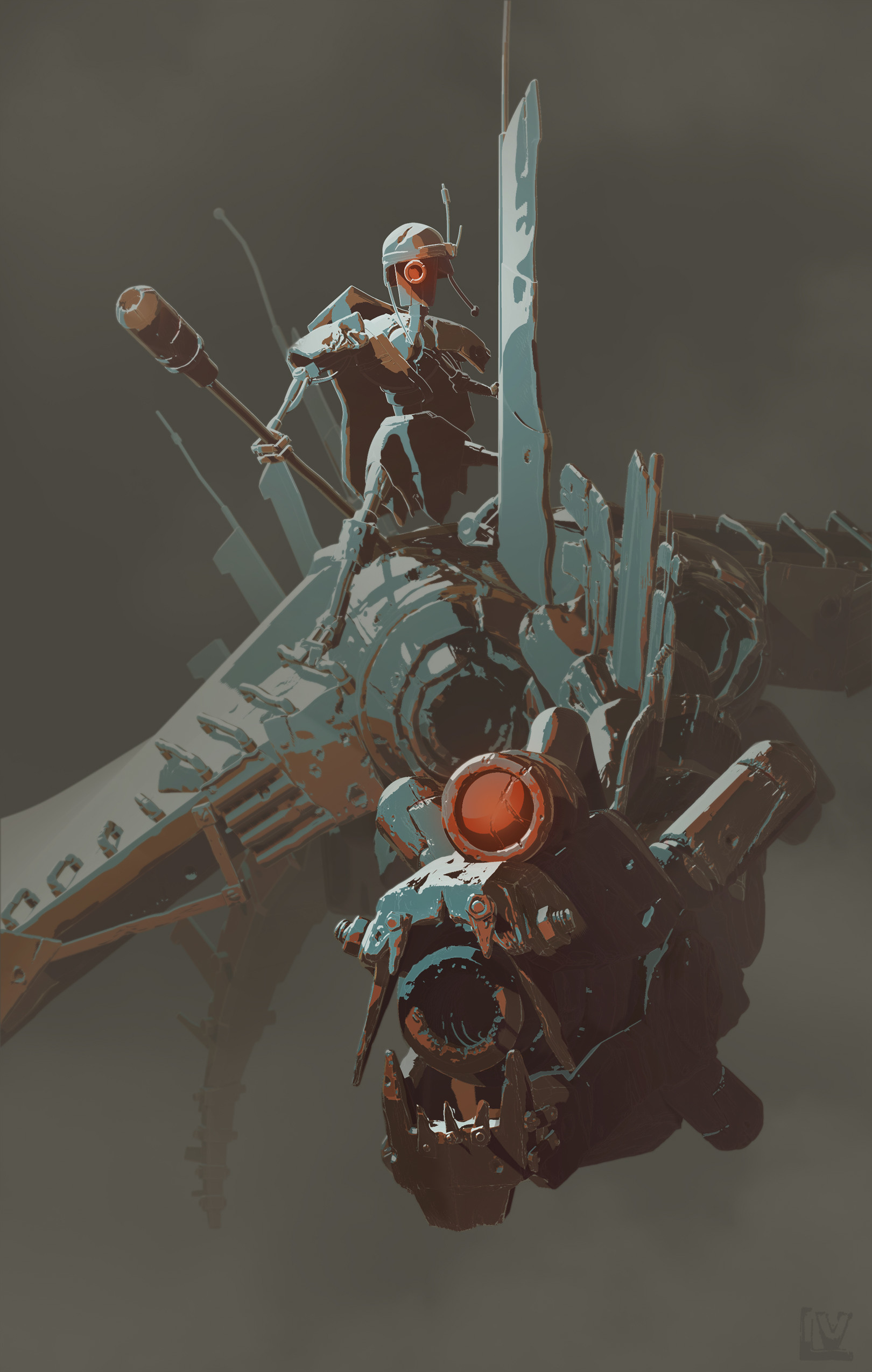 ArtStation - Rusted Dragon
