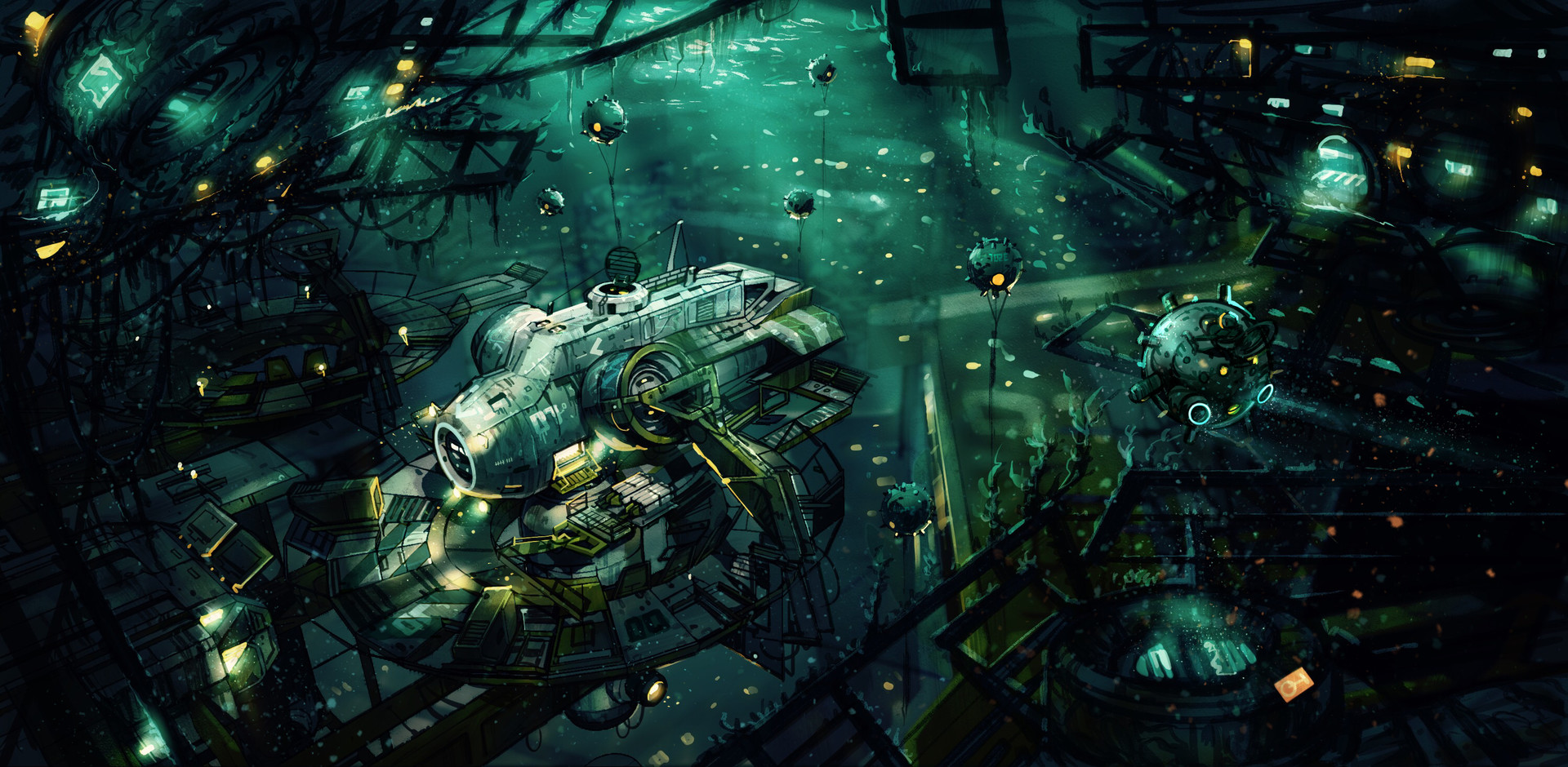 ArtStation - Beneath the Waves Challenge #1, Luke Hinchley