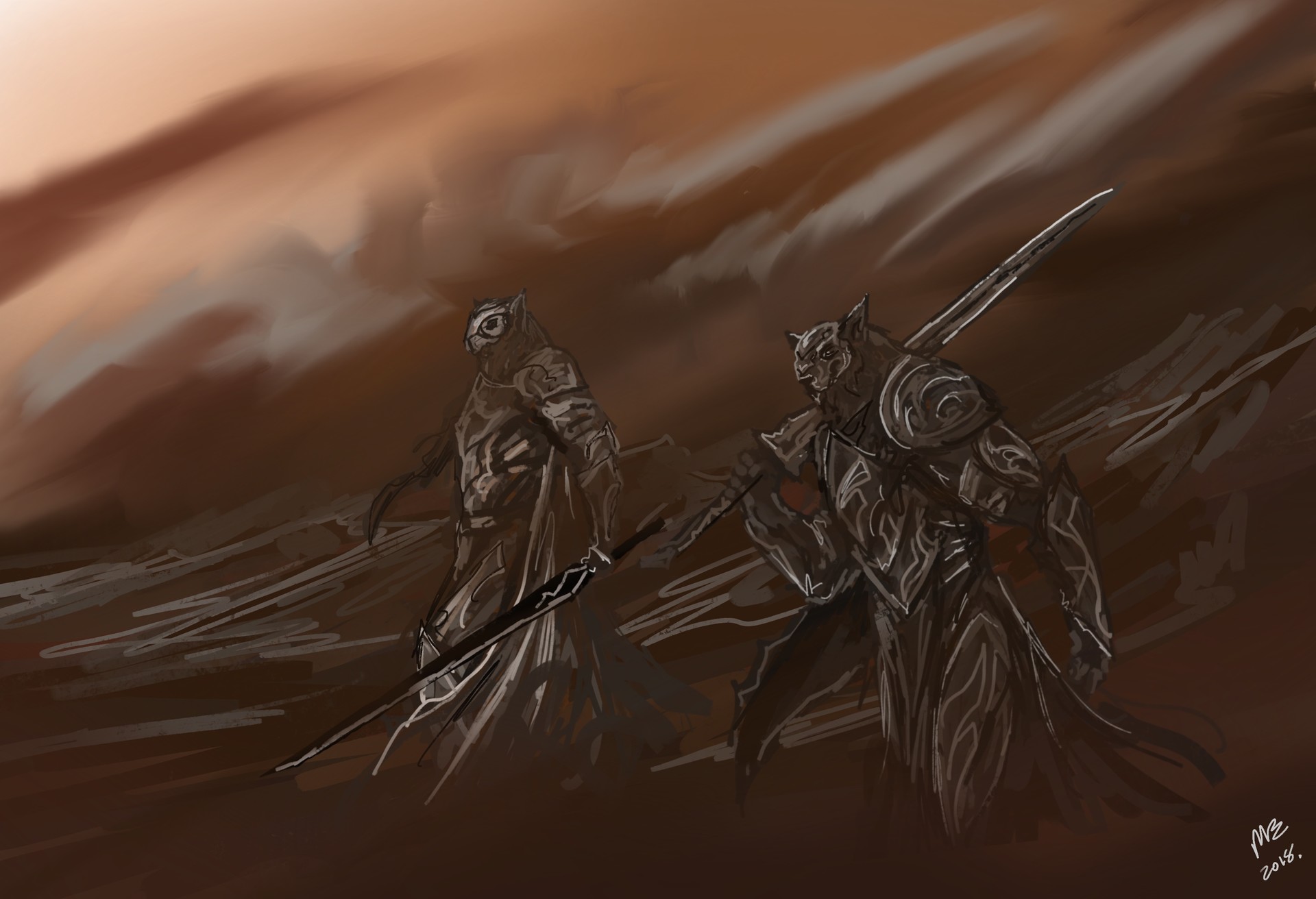 ArtStation - In the dessert