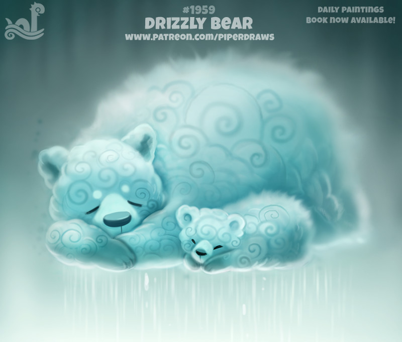ArtStation - Daily Paint 1959# Drizzly Bear