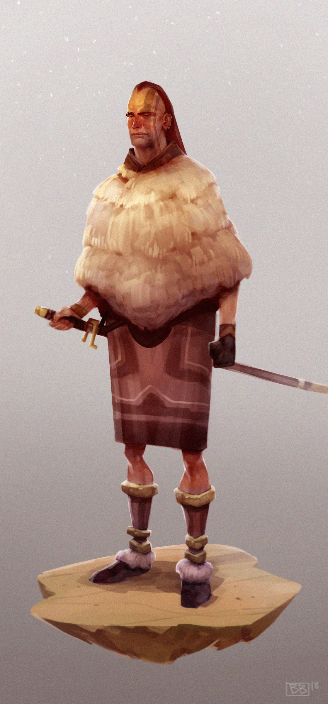 ArtStation - Autumn Warrior