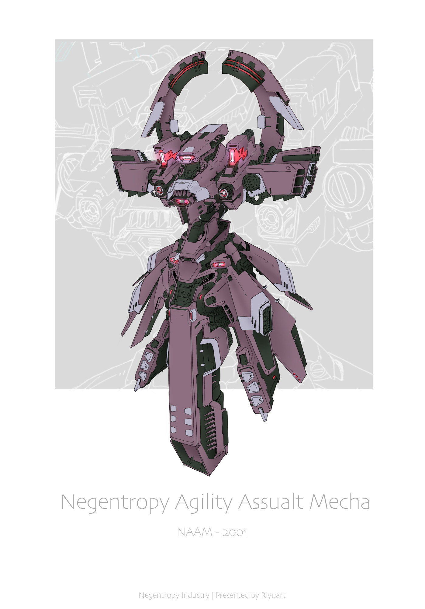 ArtStation - The last mecha for Negentropy Industry