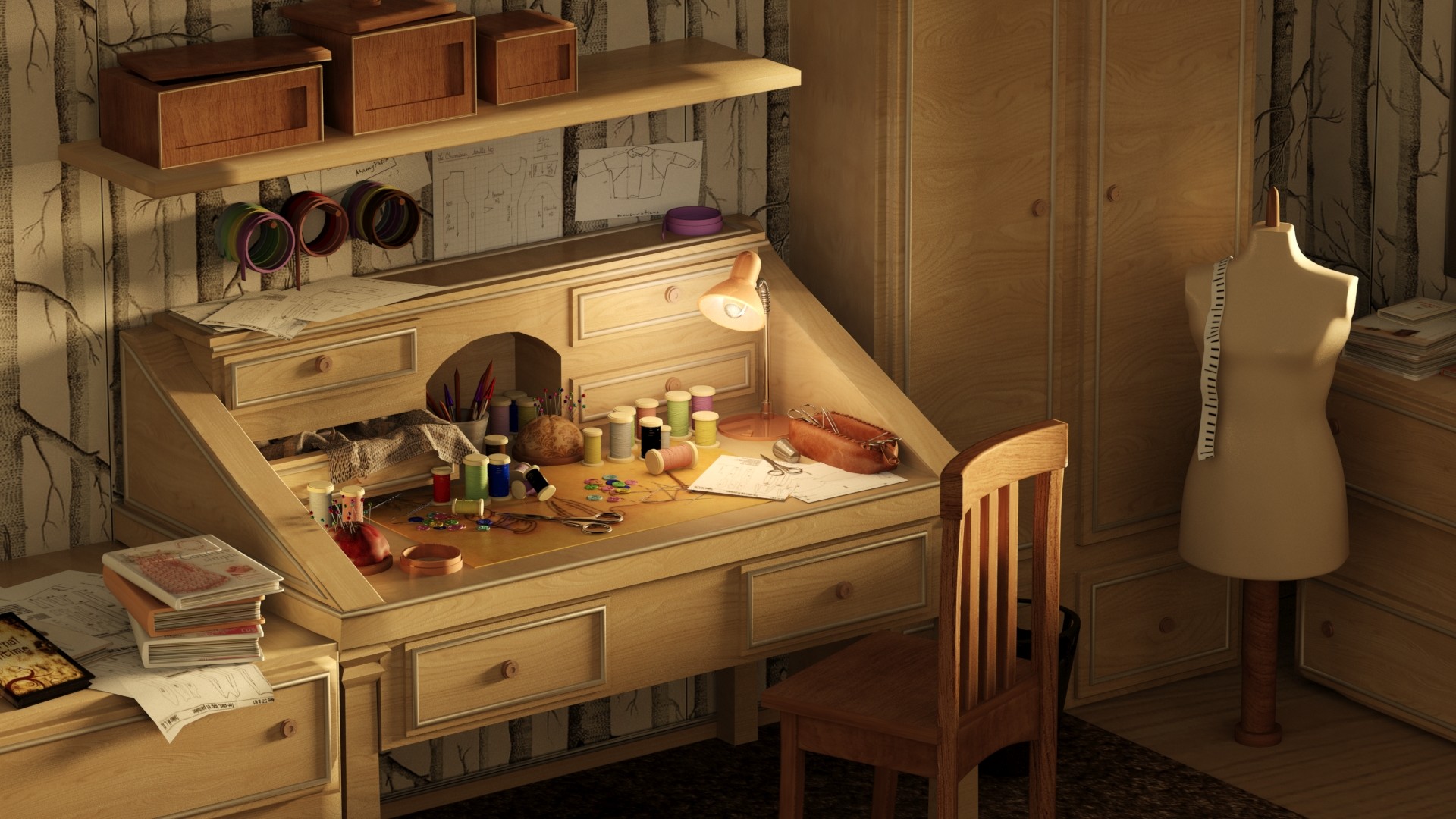 ArtStation - Sewing workshop