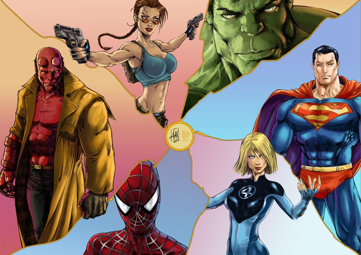 ArtStation - Superheroes (Promo Image)