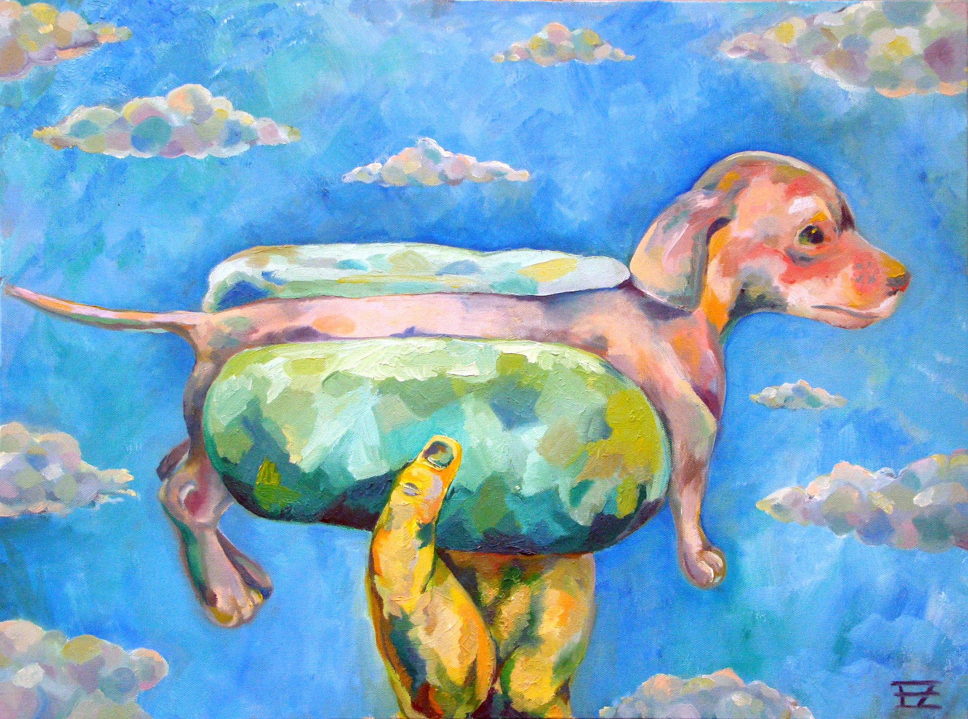 Fauvism Dog