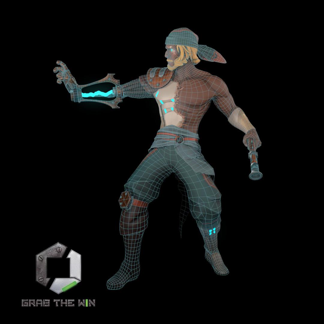 Husni Qamhiyeh - Dagon - Character for the game Grab The Win