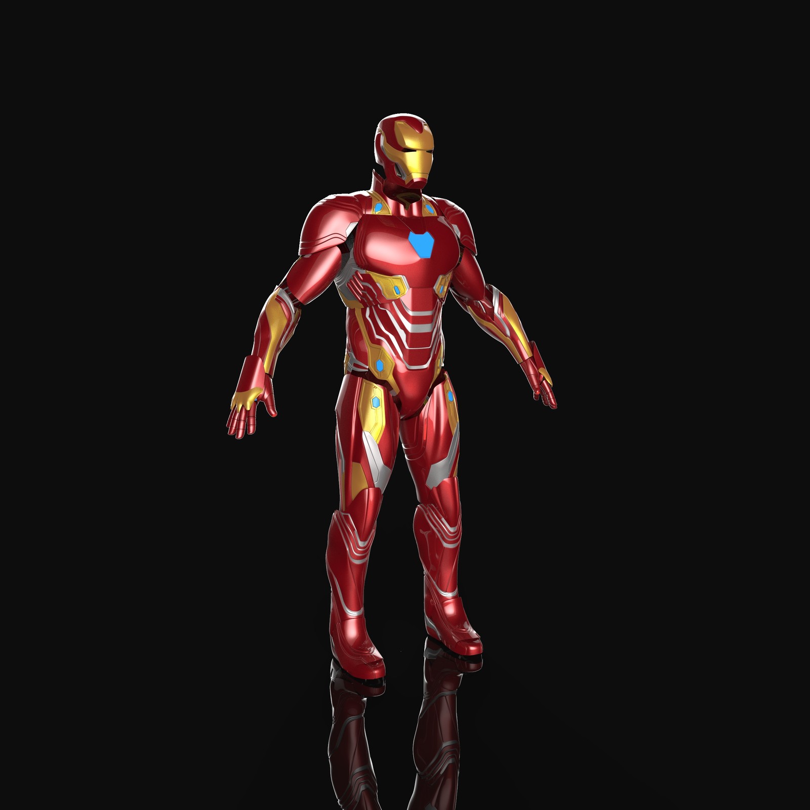 SteelWolf - Infinity War Iron Man Cosplay Suit for 3d printing