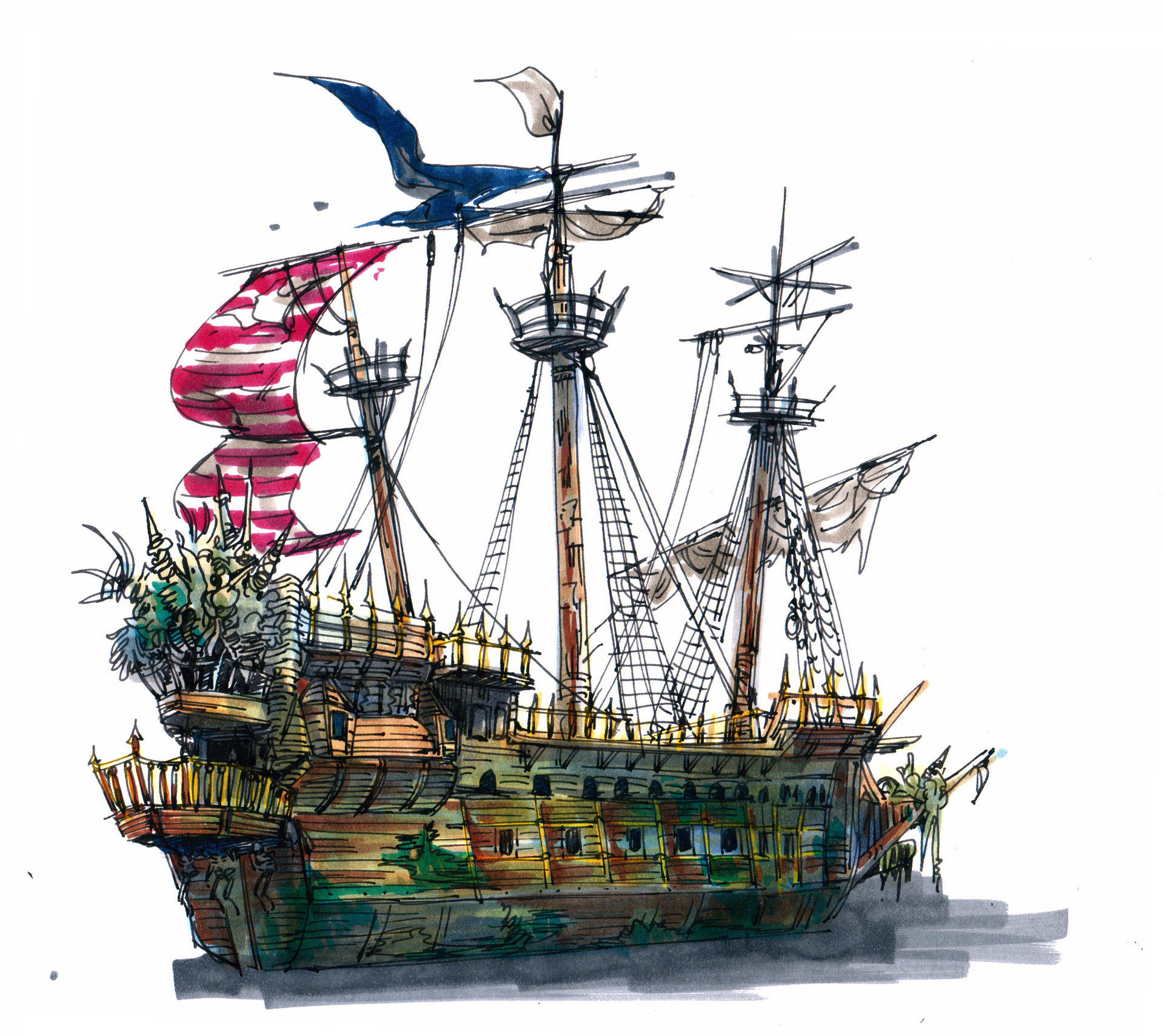 ArtStation - Parade cart design for theme park