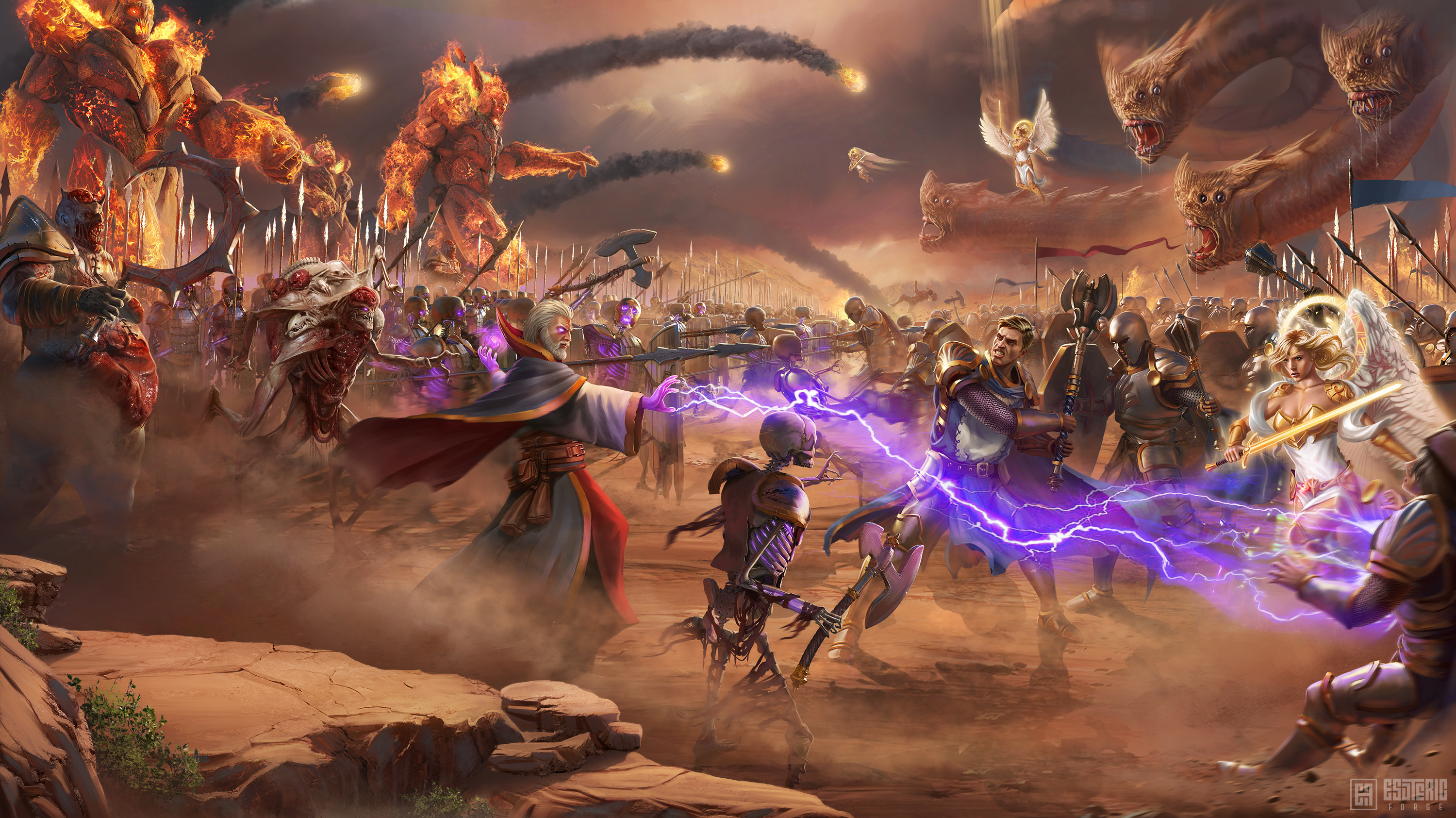 Battle Main Screen by Ivan Sevic : r/ImaginaryWizards