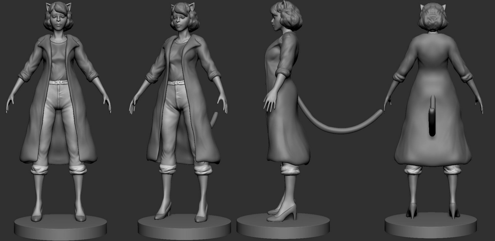 ArtStation - Blacksad Sculpt