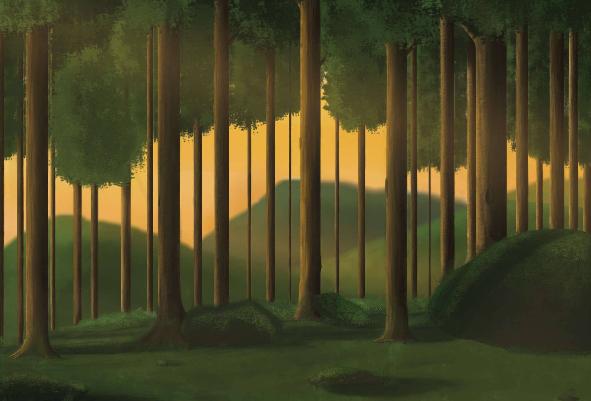 ArtStation - Forest Landscape