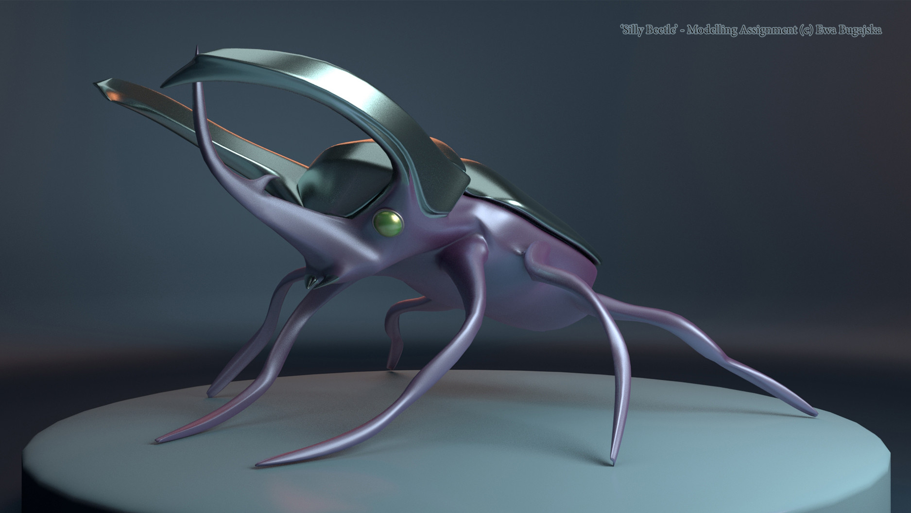 ArtStation - Character: Silly Beetle
